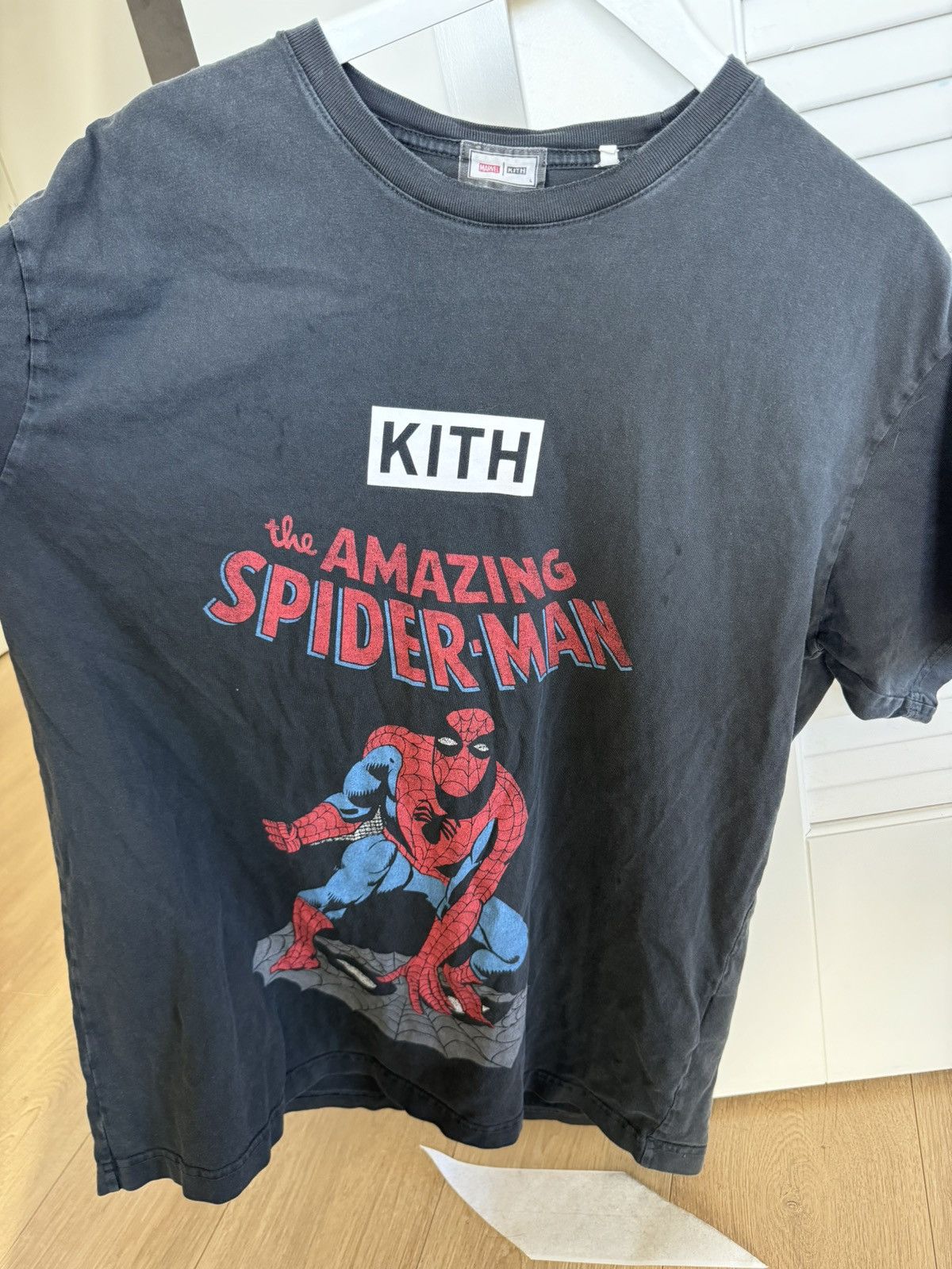 Kith × Marvel Comics Kith x Marvels Spider Man T-Shirt | Grailed