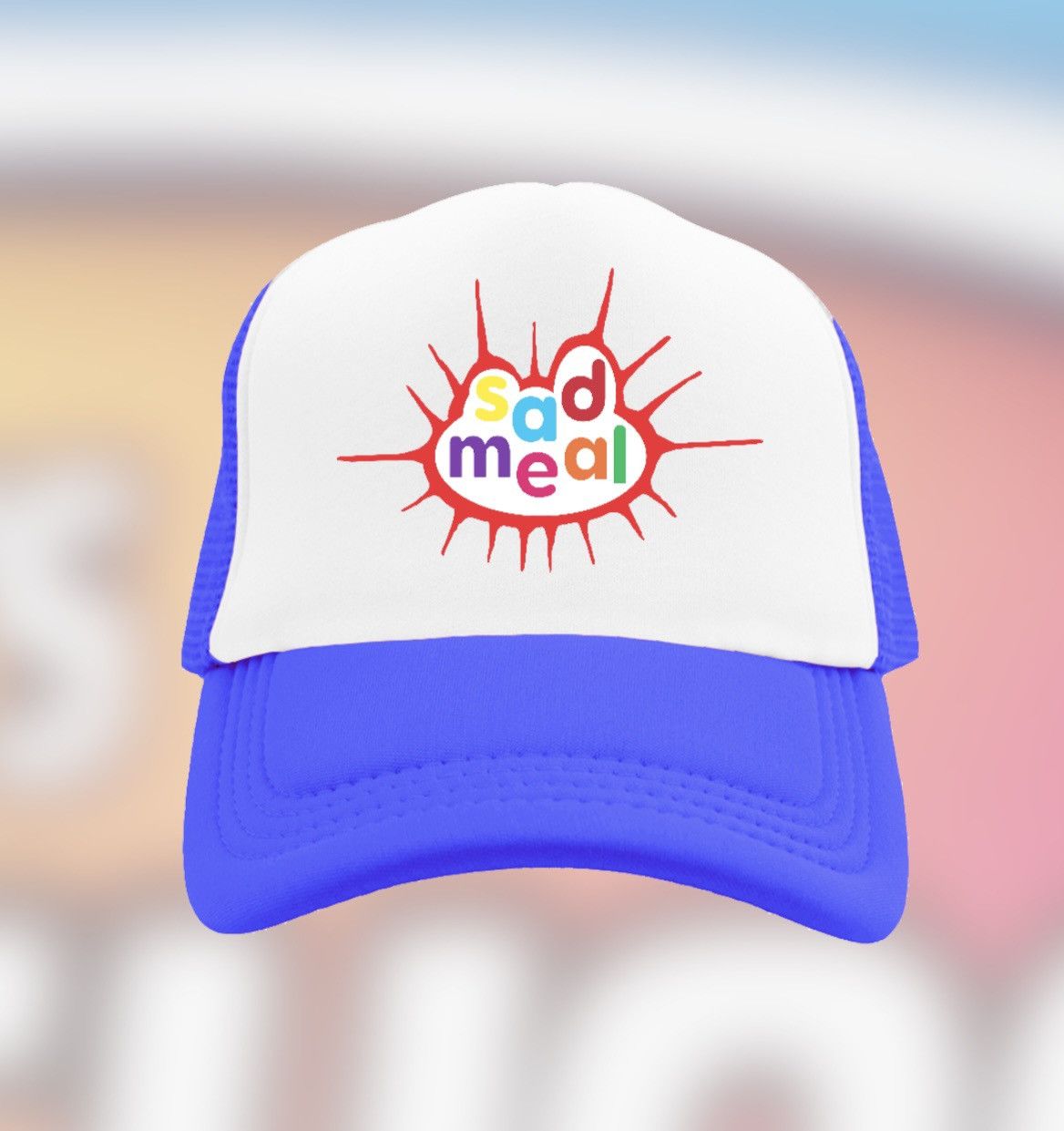 Sad Boys Sbe Merch Sad Meal(Bladee) hat blue version Released by F1lthy ...