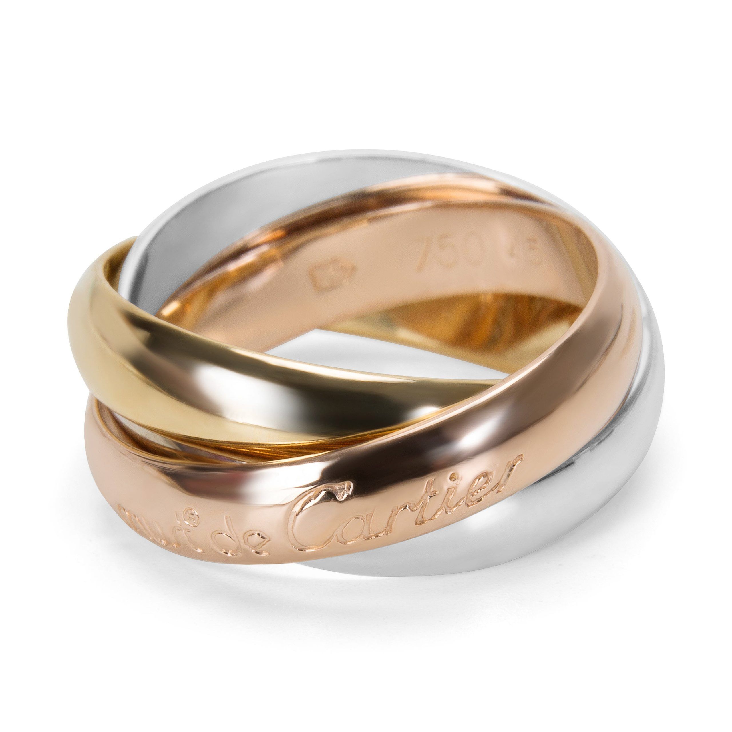 Cartier Cartier Les Must de Cartier Trinity Ring in 18K Yellow, White ...