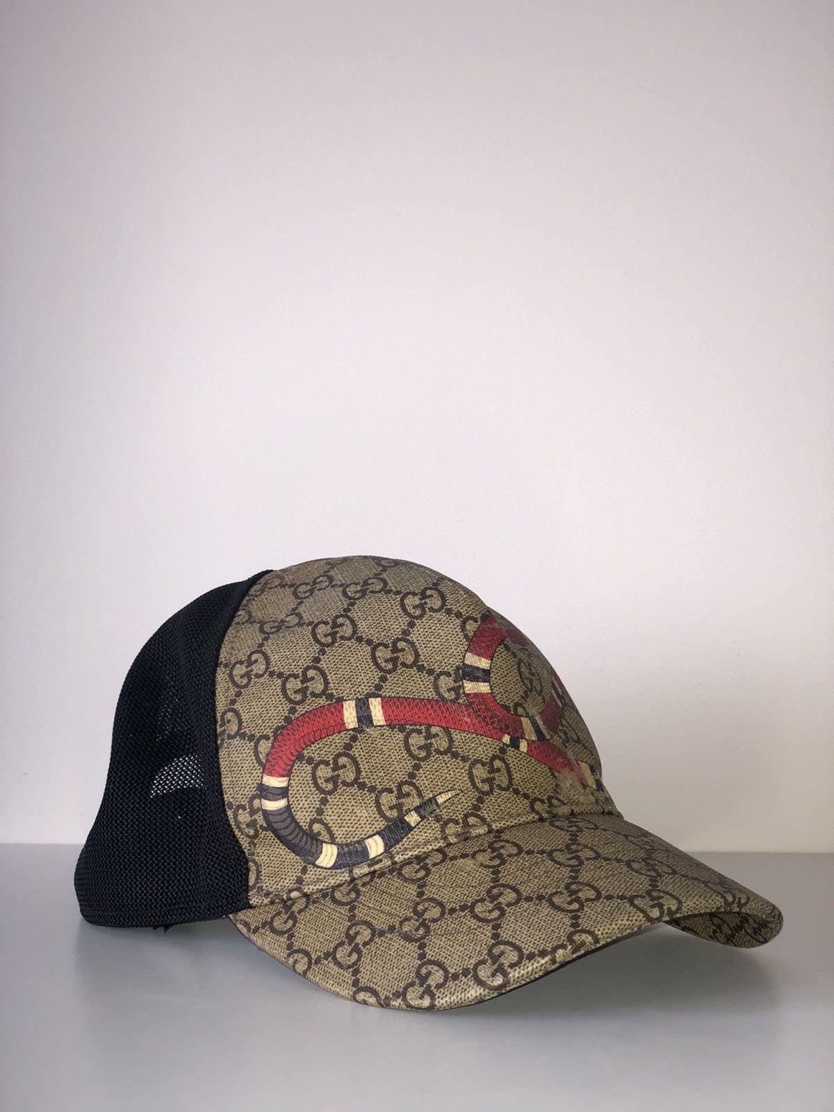 Gucci Gucci King Snake og supreme monogram cap | Grailed