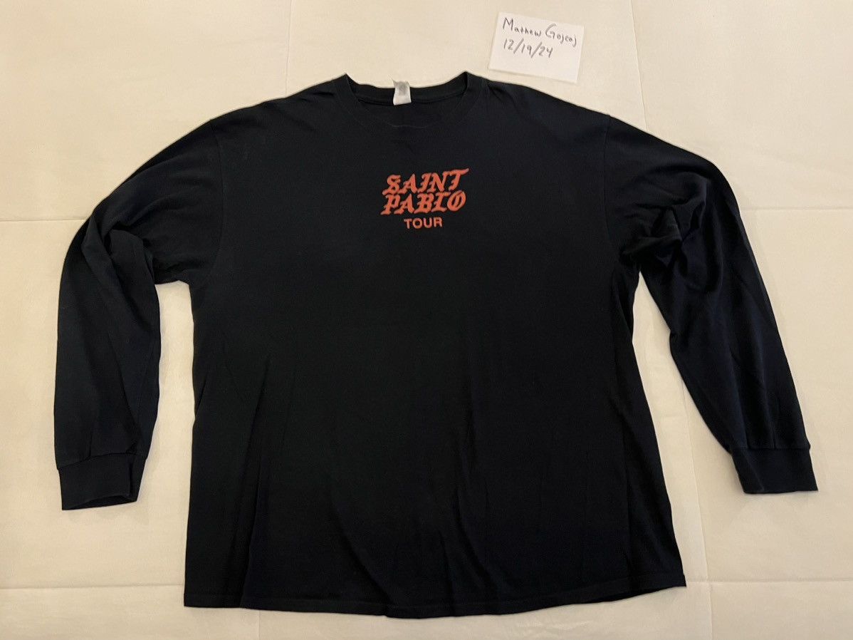 Kanye West Kanye West Saint Pablo Tour long sleeve tee | Grailed