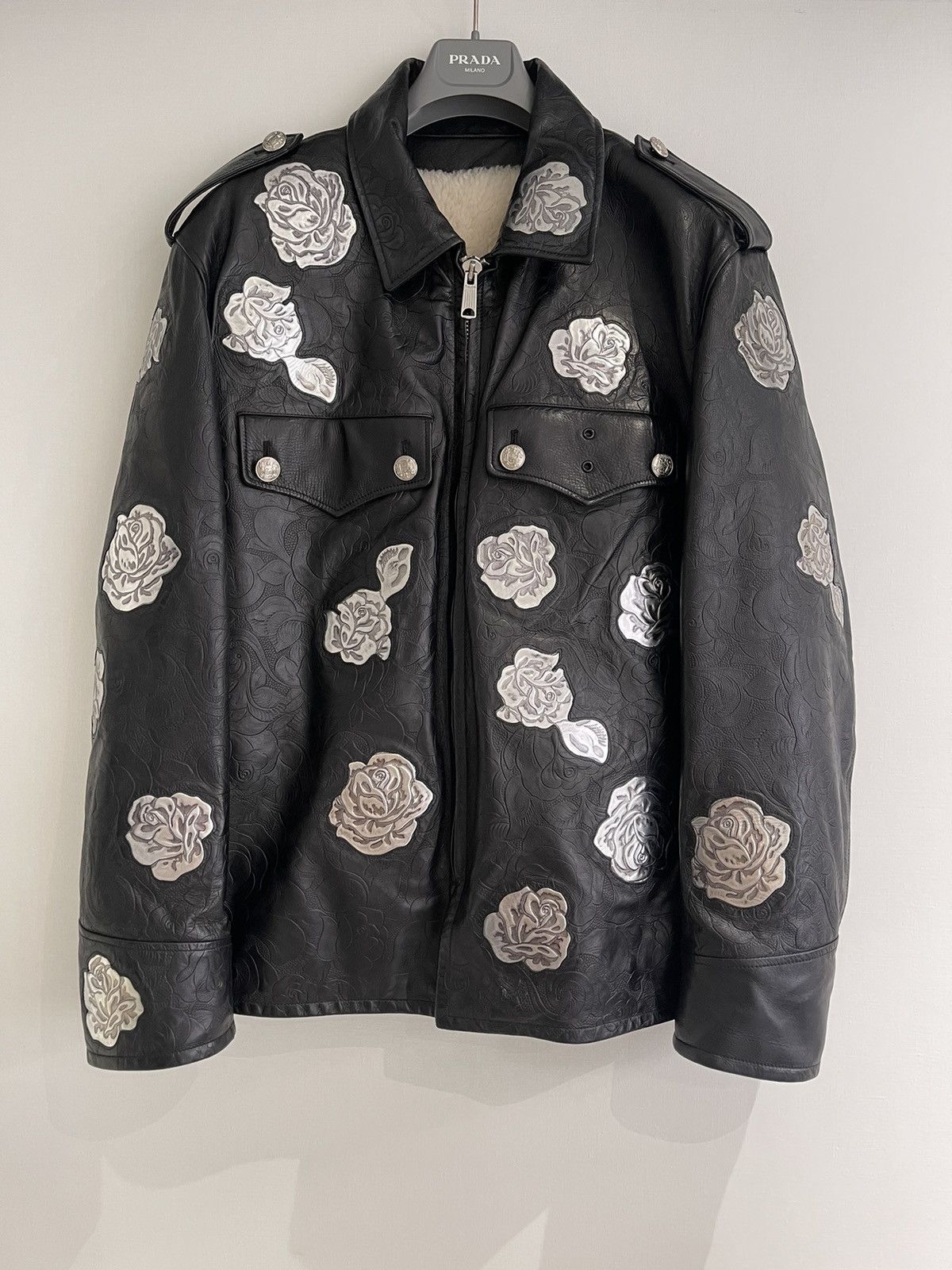 Calvin Klein 205W39NYC Calvin Klein 205w39nyc Metal Appliqué Police ...