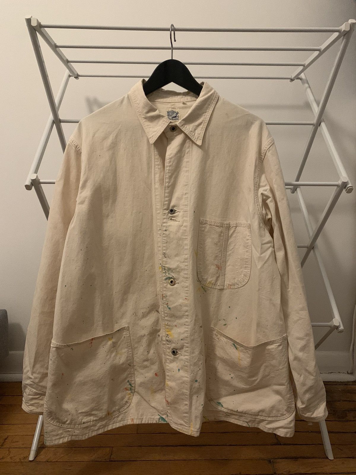 Orslow 1940s Coverall - Ecru w/ Paint | Grailed