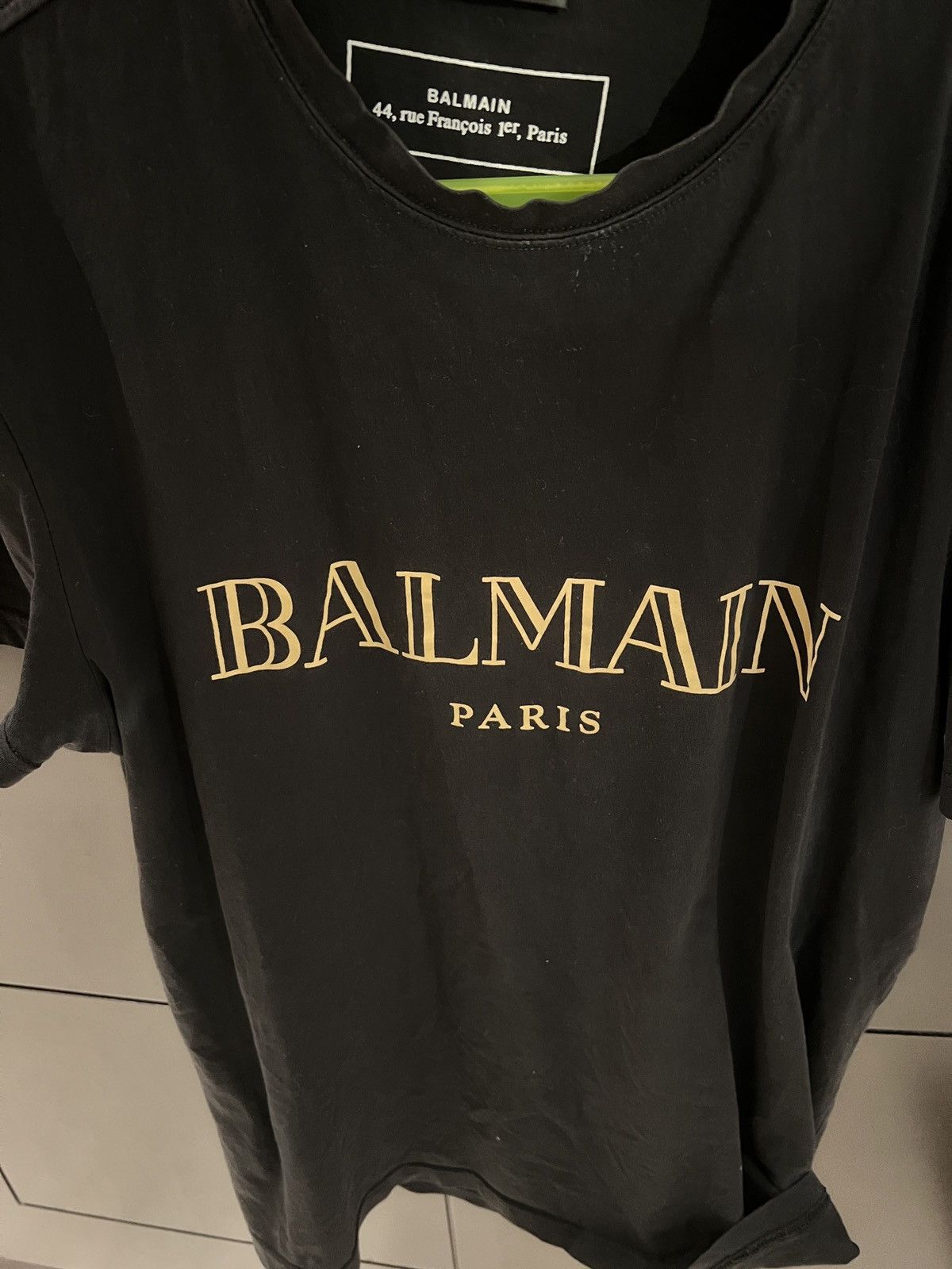 Balmain Balmain with golden letters | Grailed