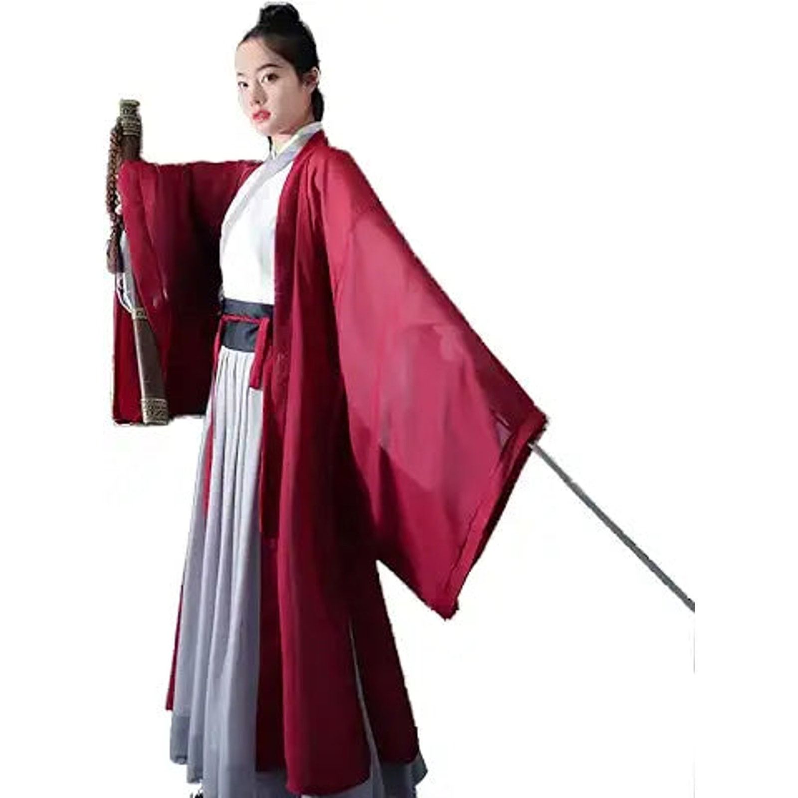 Other Chinese Ancient Swordman Kungfu Suit Traditional Hanfu Cloth ...