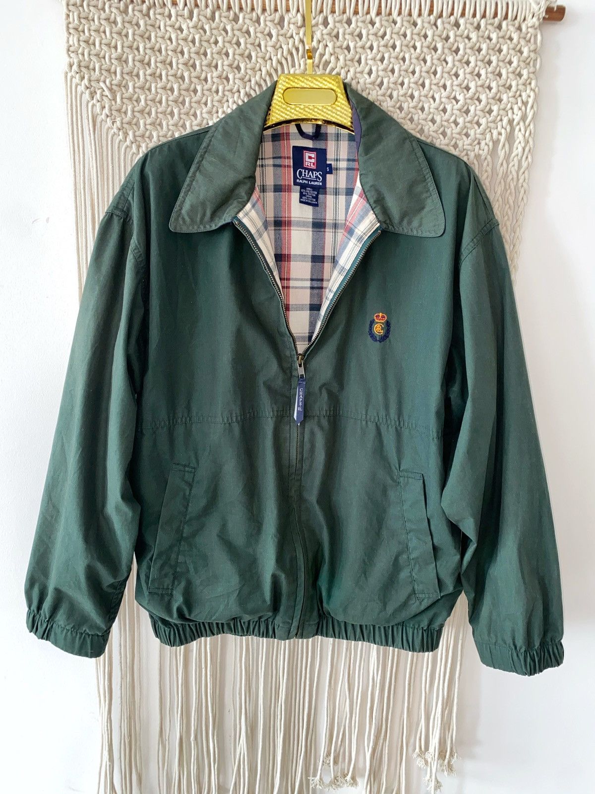 Ralph Lauren Chaps x Ralph Lauren collab Vintage 90s Harrington utility ... Ralph Lauren Chaps x Ralph Lauren collab Vintage 90s Harrington utility ...