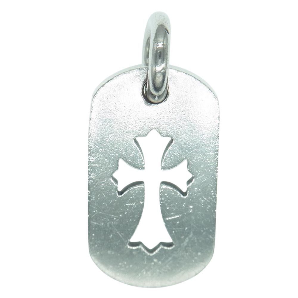 Chrome Hearts Cutout Cross Dog Tag Small Pendant Top | Grailed