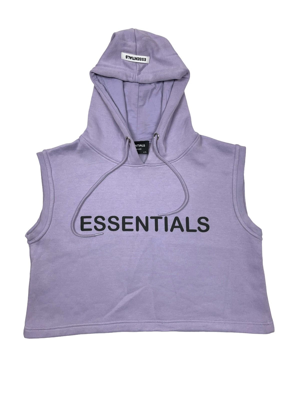Essentials × Fear of God Rare Fear of God Essentials Cropped Sleeveless ...