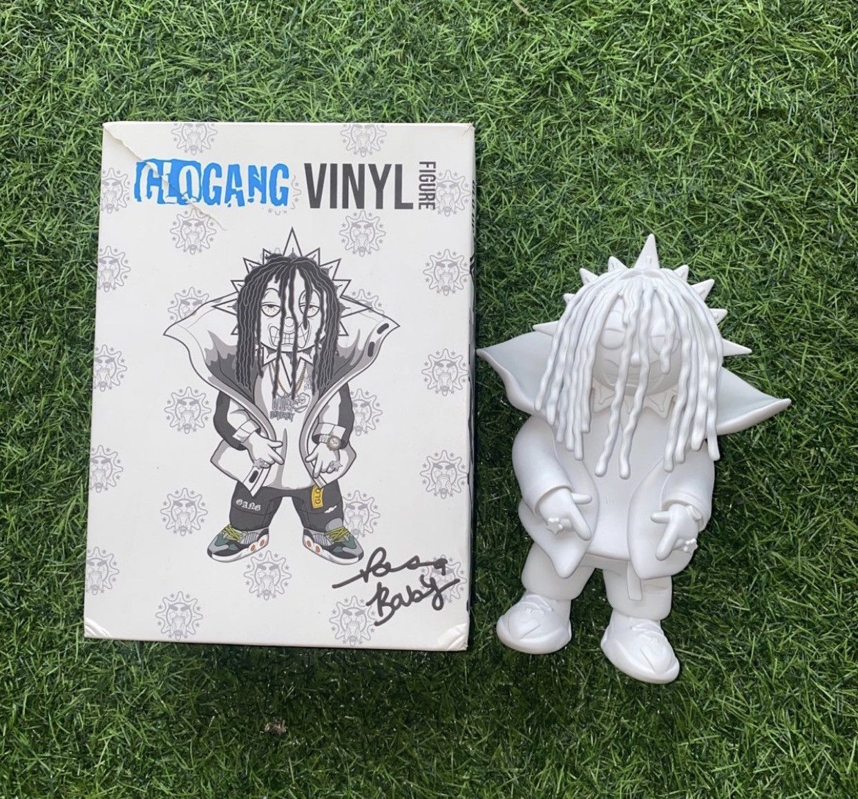 Vintage Sosa Man White DIY Paint Glo Gang Vinyl II worldwide toy New ...