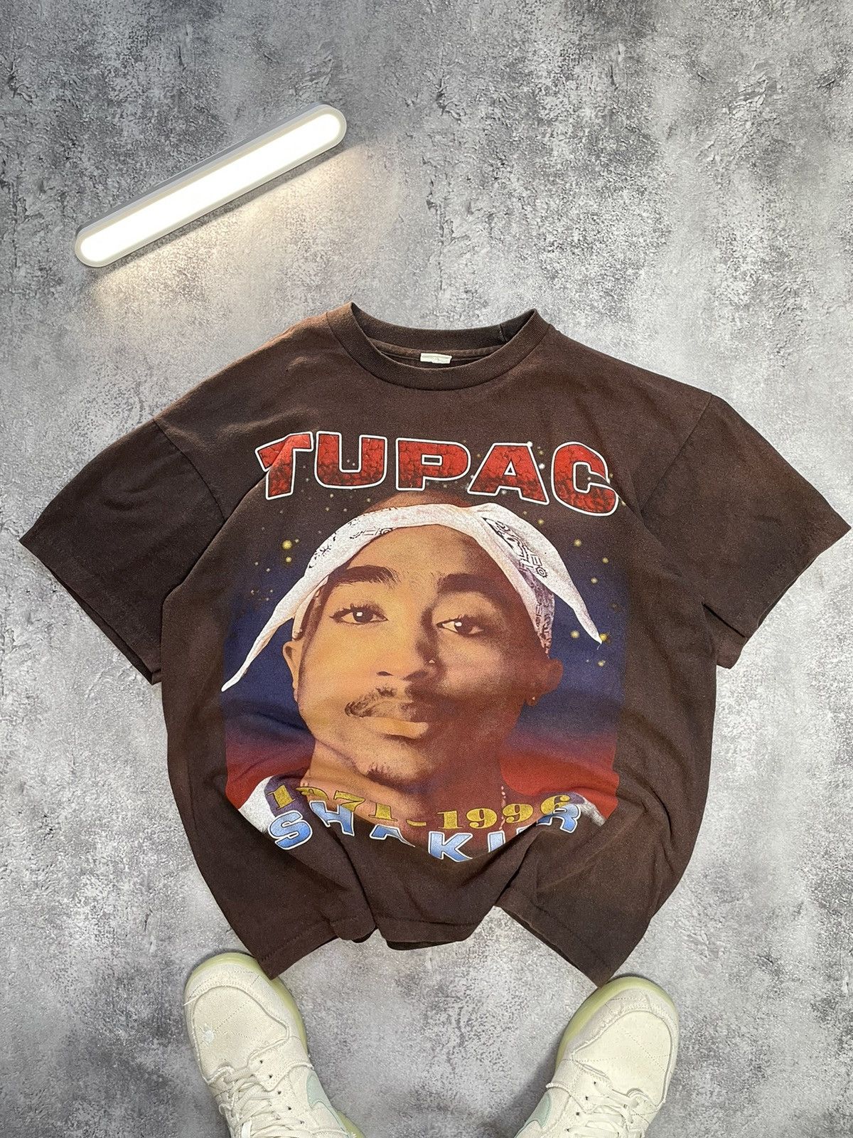 Band Tees × Rap Tees × Vintage Vintage 2pac Tupac shakur bootleg 1971 ...