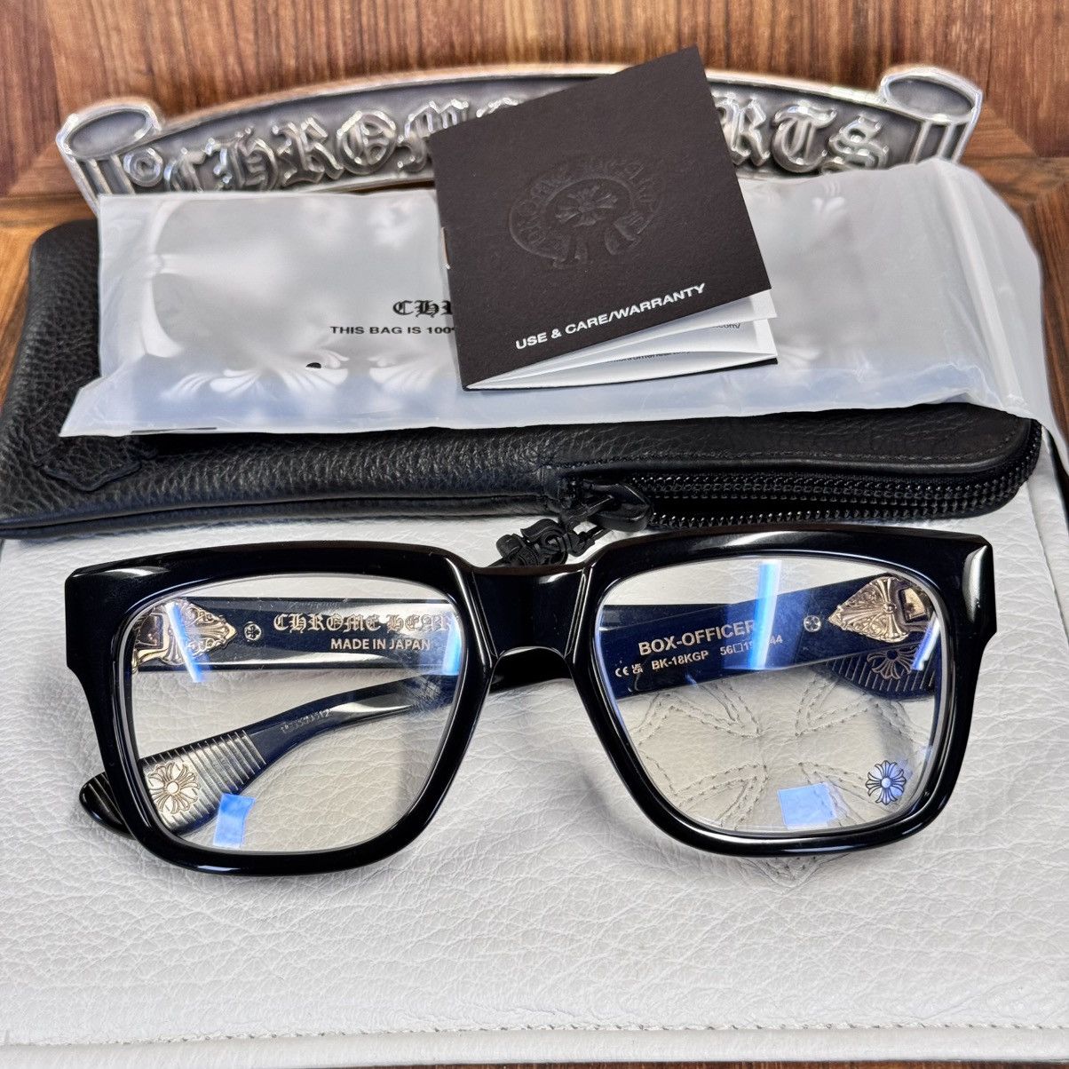 Chrome Hearts Chrome Hearts Box Officer Glasses | Grailed