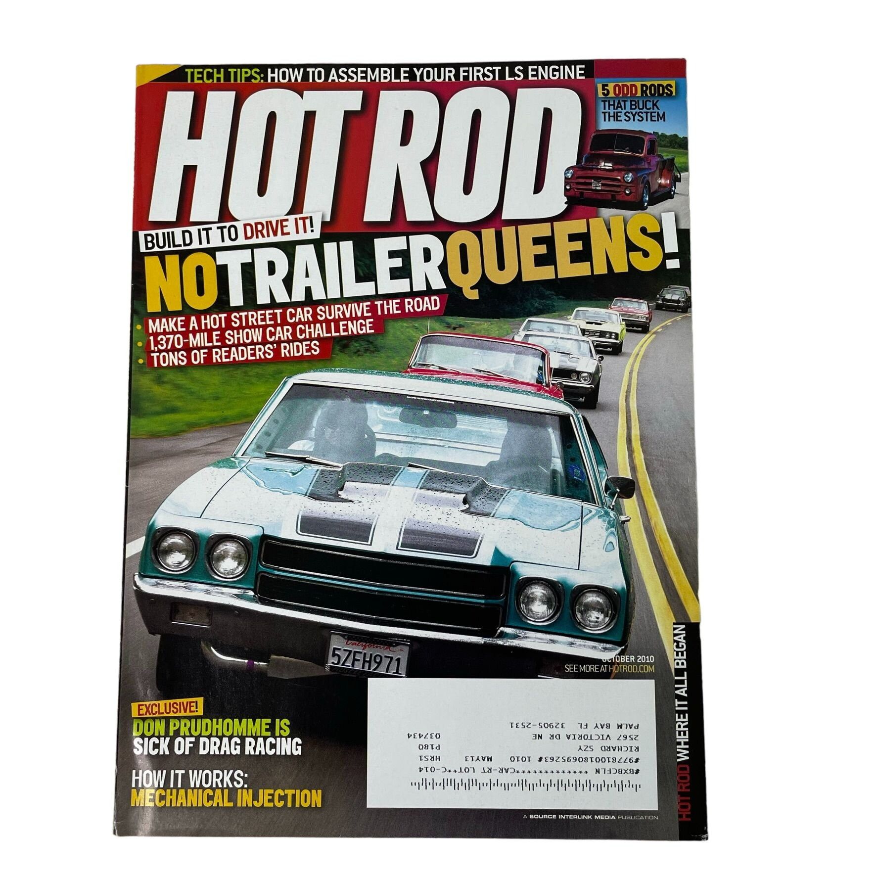 Other Hot Rod Magazine October 2010 u Don Prudhomme How to Assembl ...