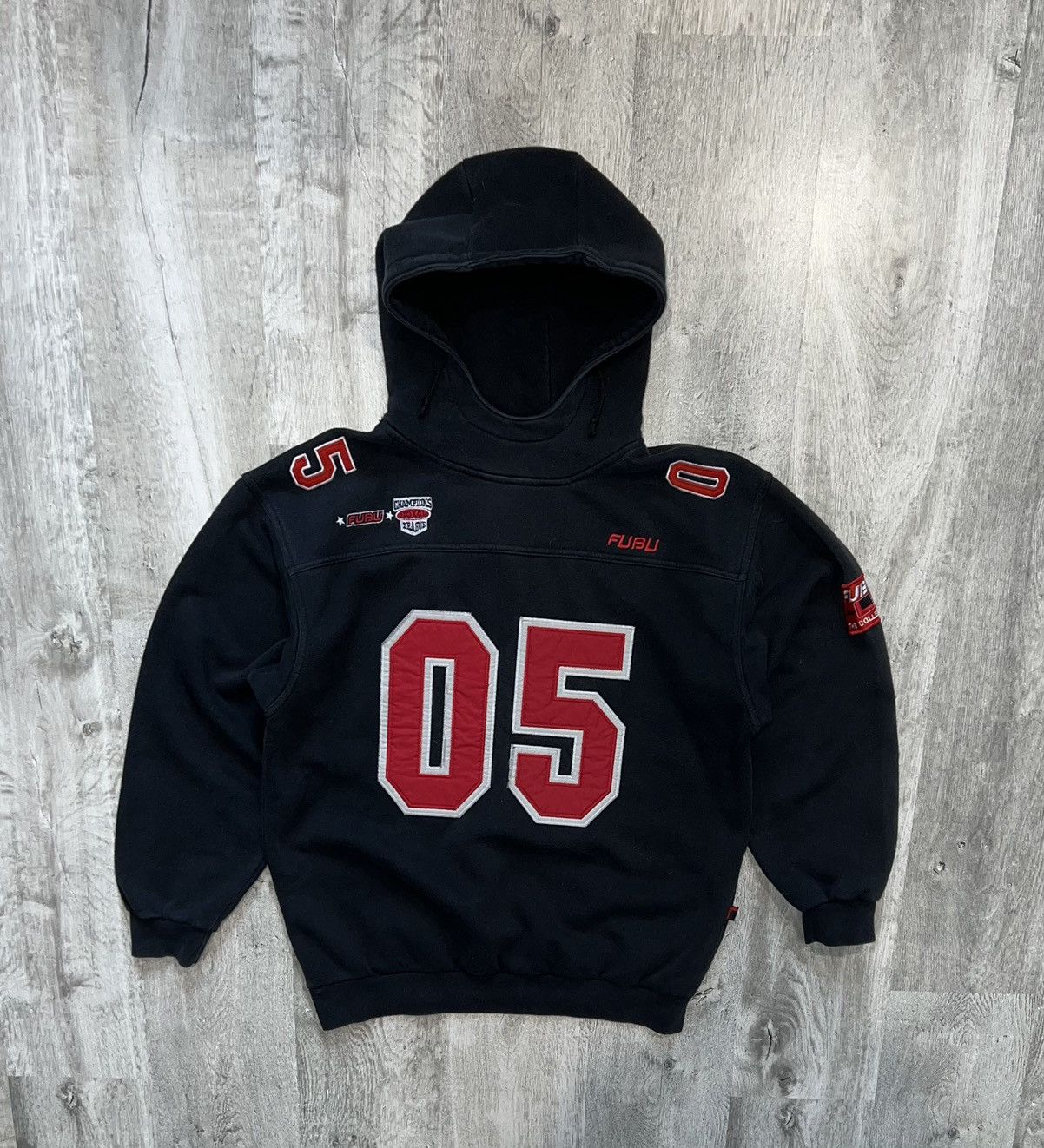 Vintage Fubu Vintage Embroidered Logo 90s Rap Hoodie American Y2k | Grailed