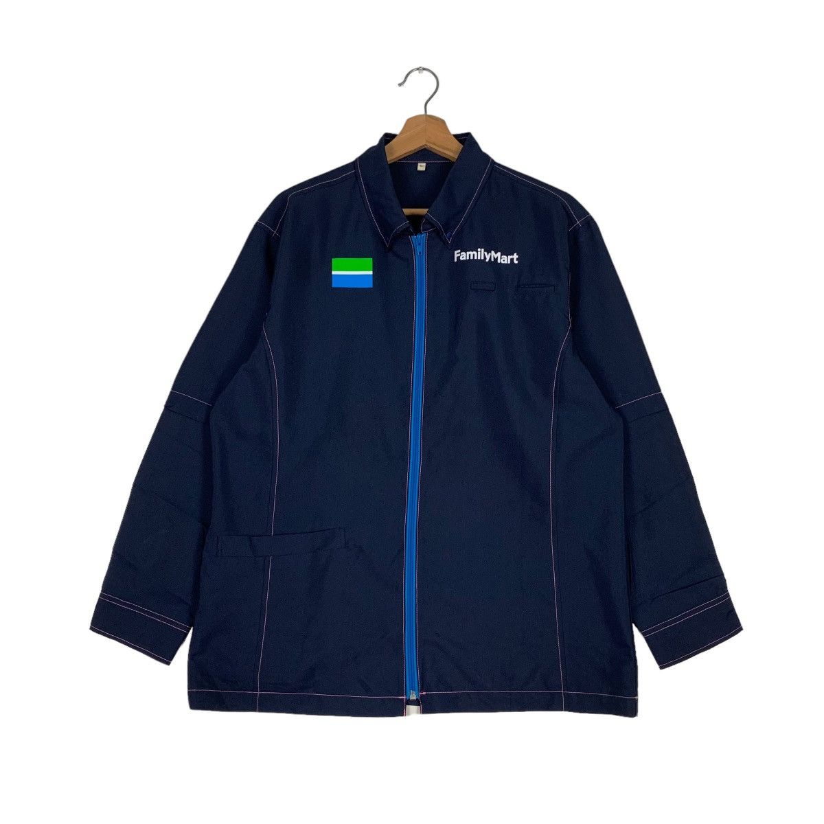 Vintage FAMILY MART Detachable Sleeve Work Uniform Jacket #0577-C26 ...