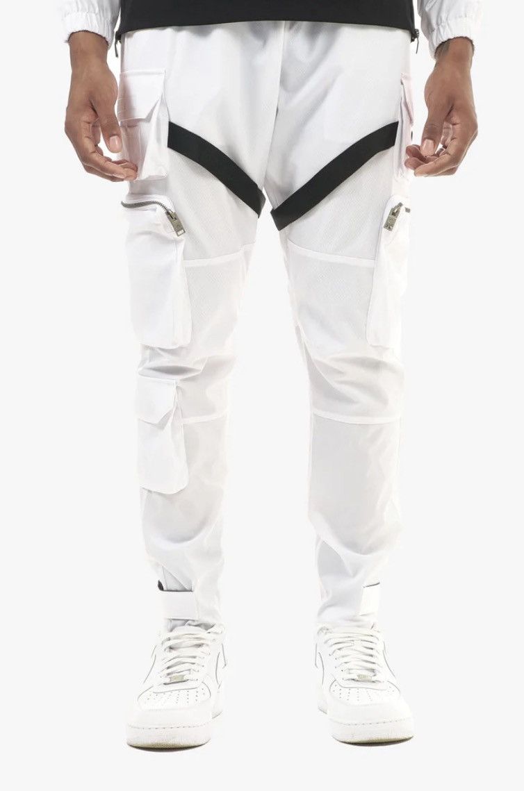 Streetwear × Vintage Large Progressive Life Code White Tactical Cargo ...