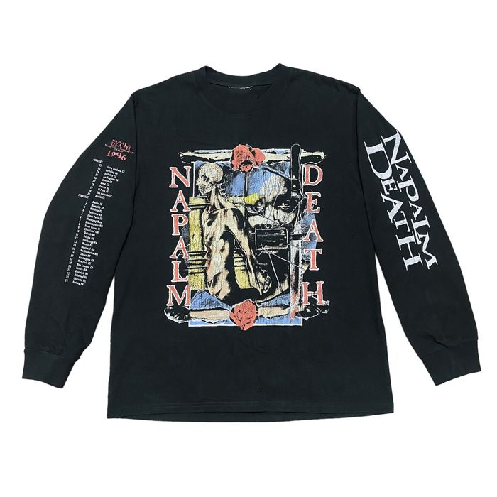 Vintage 1996 Napalm Death Bootleg Vintage Metal Band T Shirts | Grailed