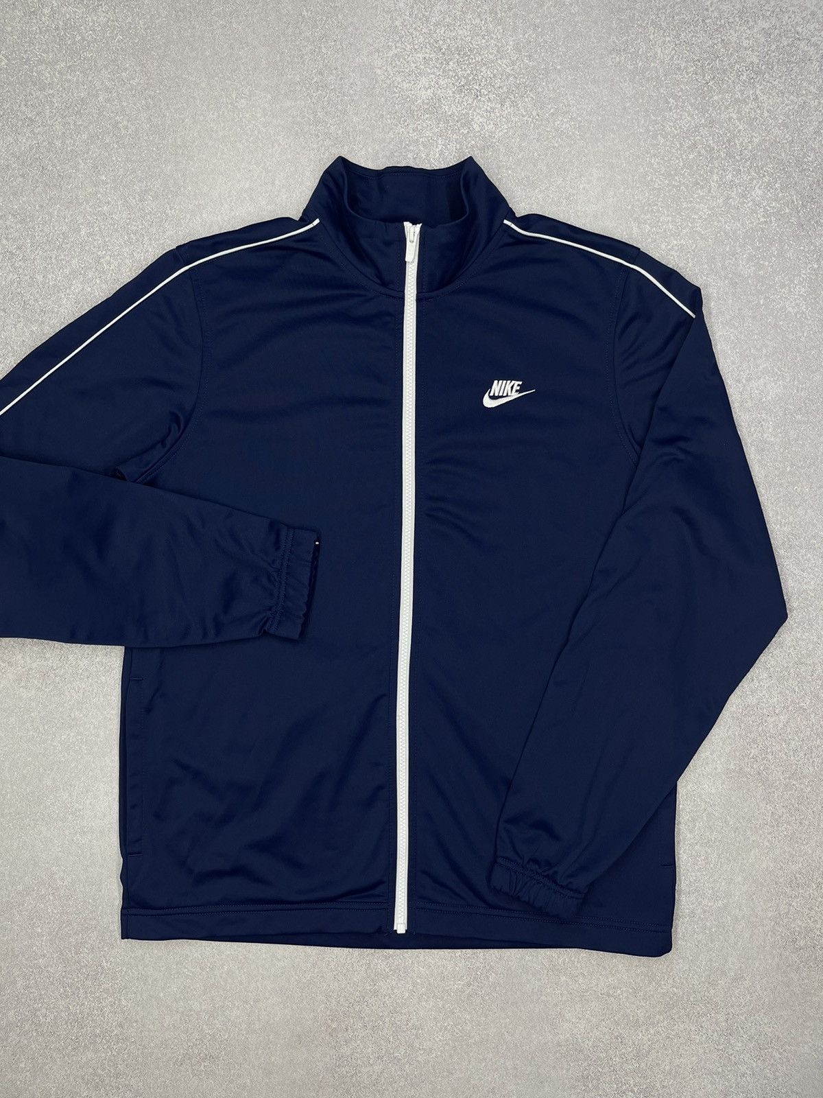 Nike Mens Nike Track Jacket Navy Small Logo Y2K ACG TN | Grailed