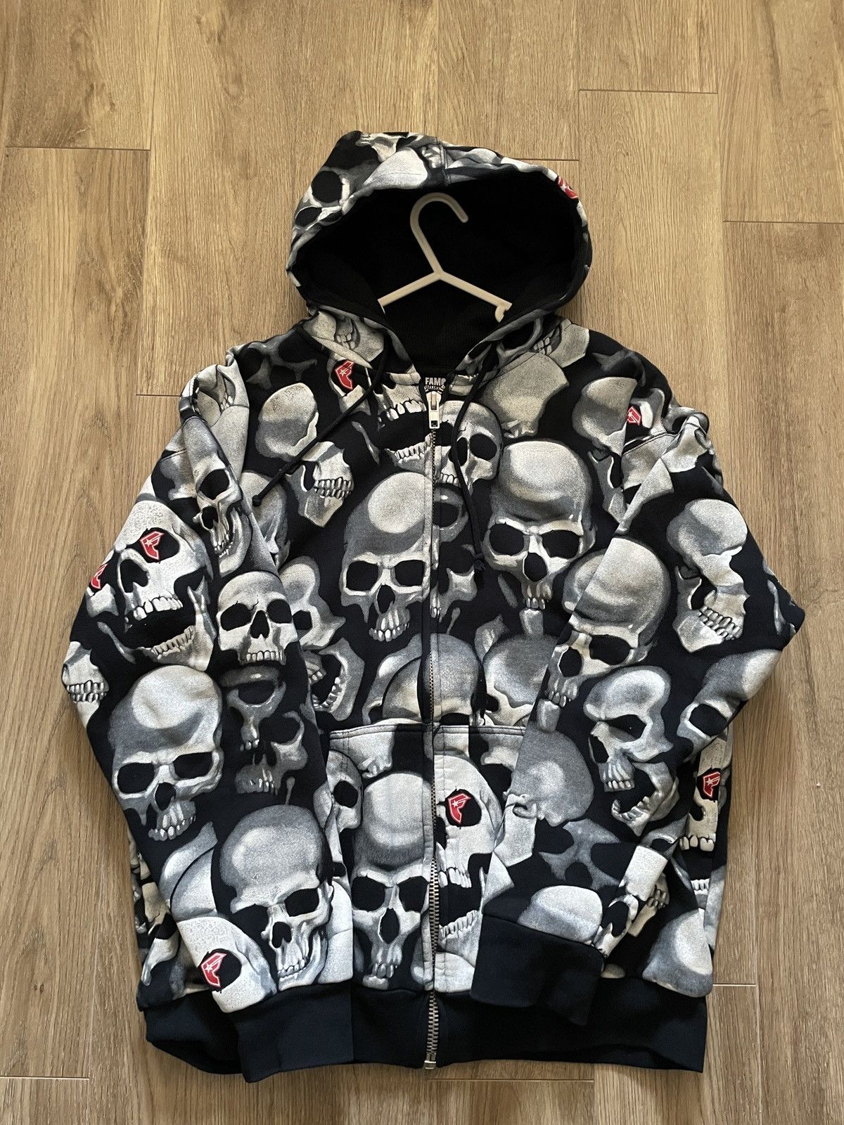Famous Stars And Straps Famous Stars And Straps Skull Hoodie | Grailed