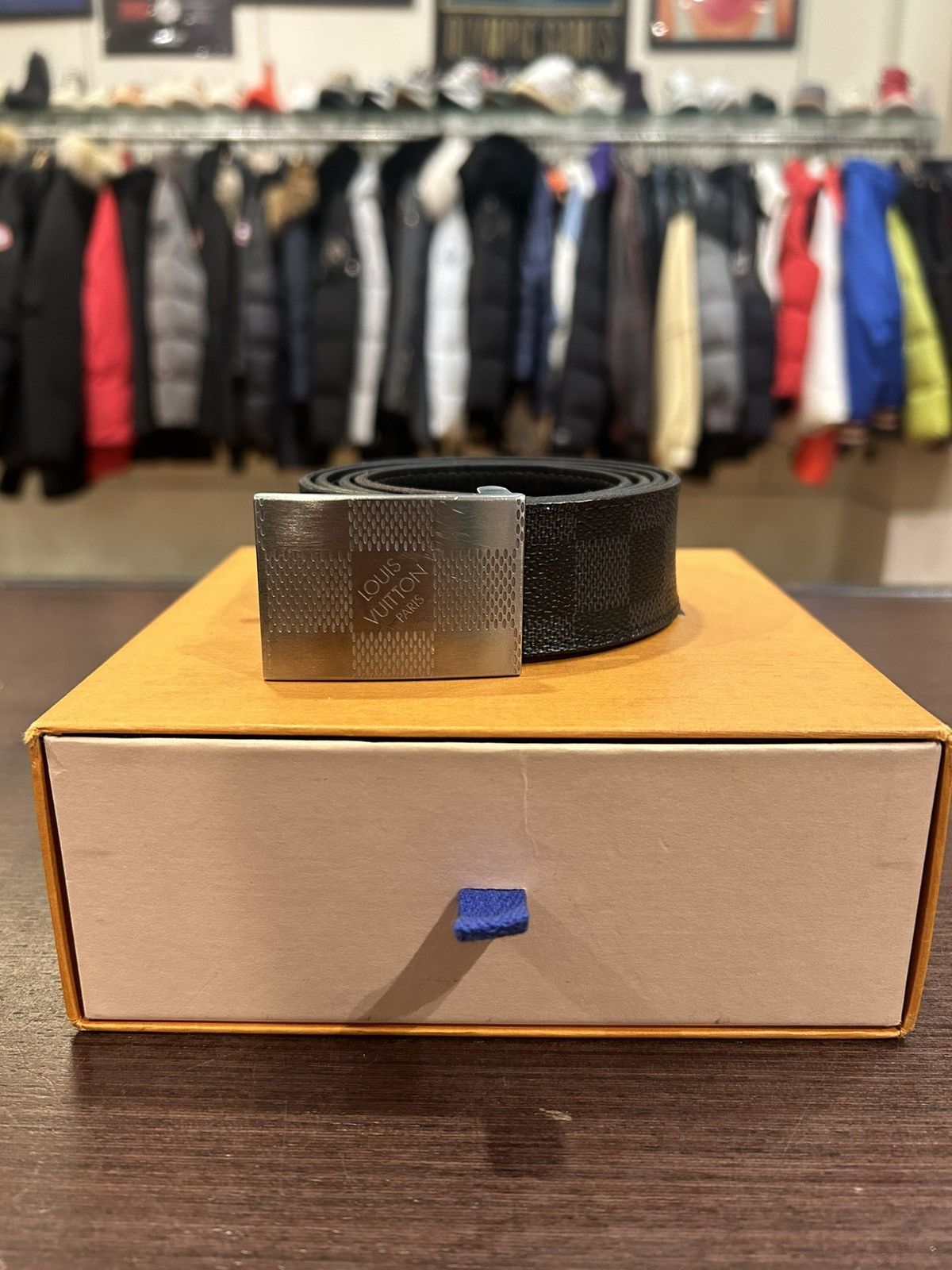 Louis Vuitton LV Damier Checkerboard Belt | Grailed