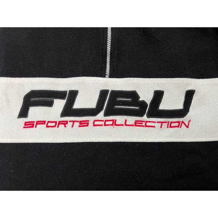 Vintage Vintage 90s Fubu Sports Collection Quarter Zip Fleece Large | Grailed