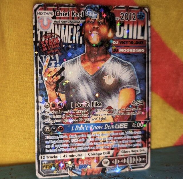 Streetwear Chief Keef “Back From The Dead” Pokémon Card | Grailed