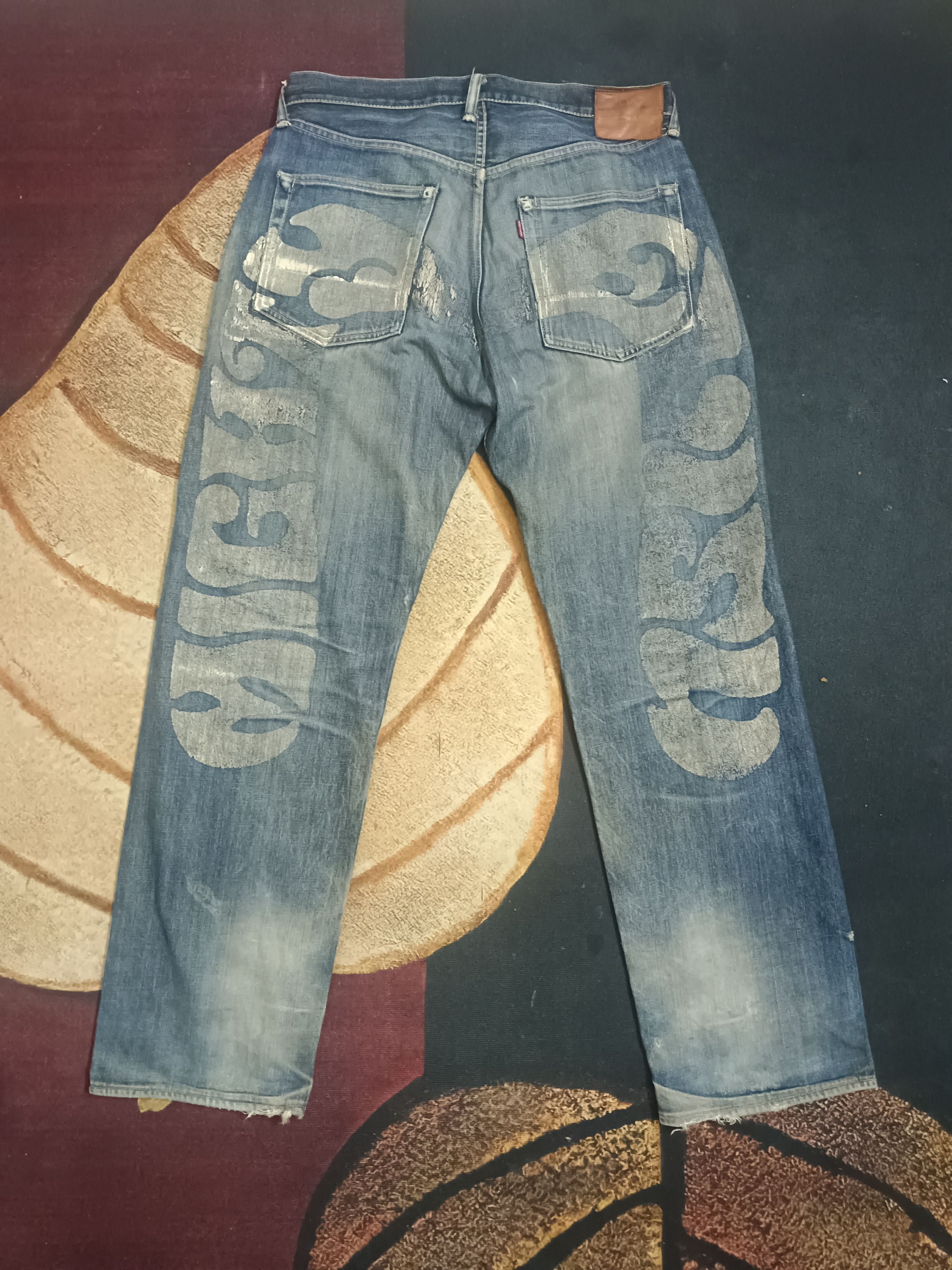 Evisu × Japanese Brand × Vintage Mighty Evisu vintage daicock big logo ...