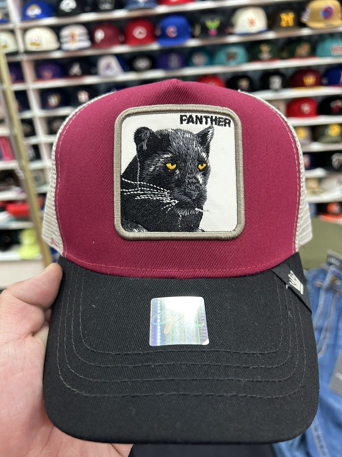 Streetwear × Vintage La Pantera / The Panther Adjustable Mesh Back Hat ...