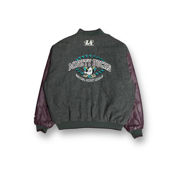 Vintage 90's Anaheim Mighty Ducks NHL Hockey Varsity Jacket | Grailed