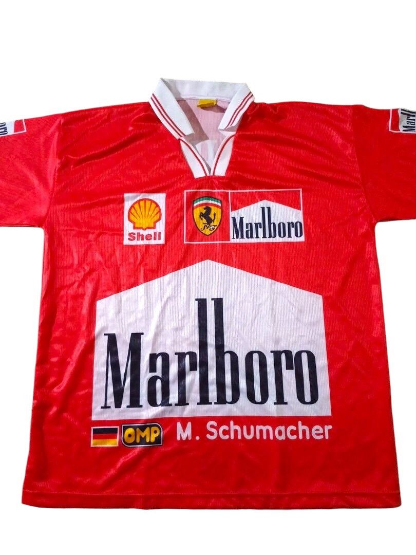 Marlboro Vintage ‘98 Ferrari Michael Schumacher Formula 1 Jersey | Grailed