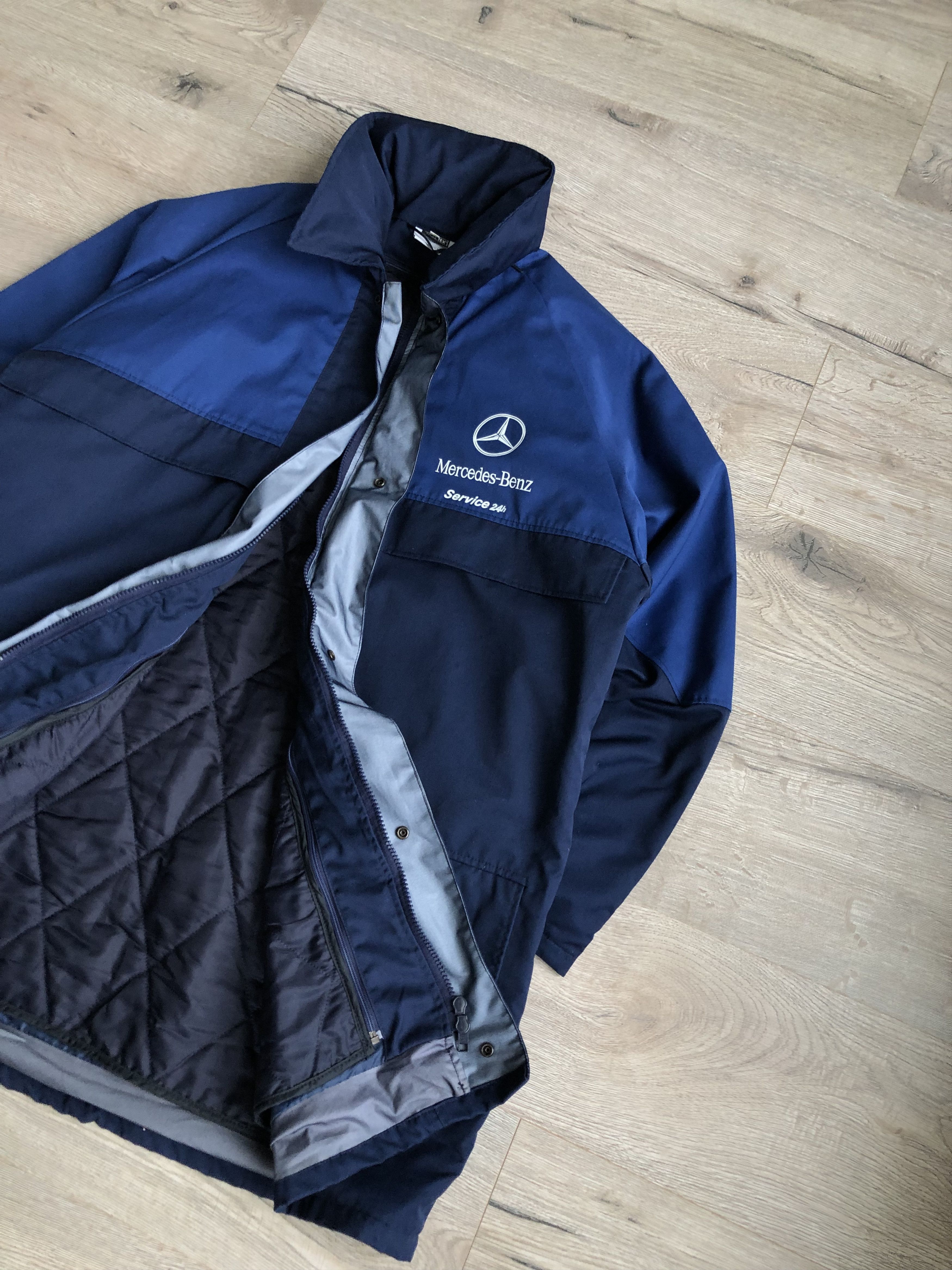 Mercedes Benz Mercedes-Benz Service Racing Gore-Tex Long Jacket Vintage ...