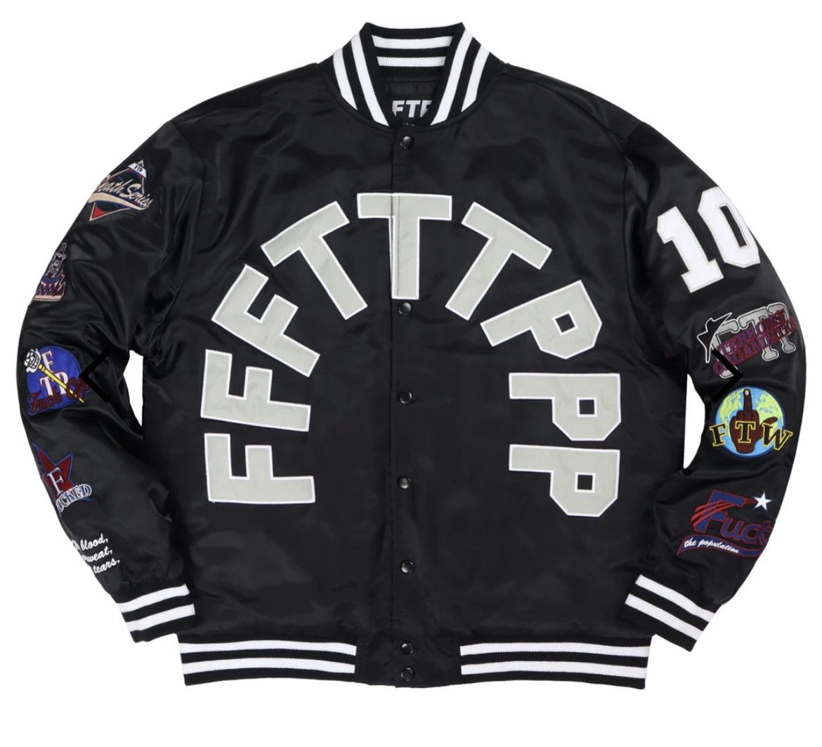 Fuck The Population FTP League Varsity Jacket | Grailed