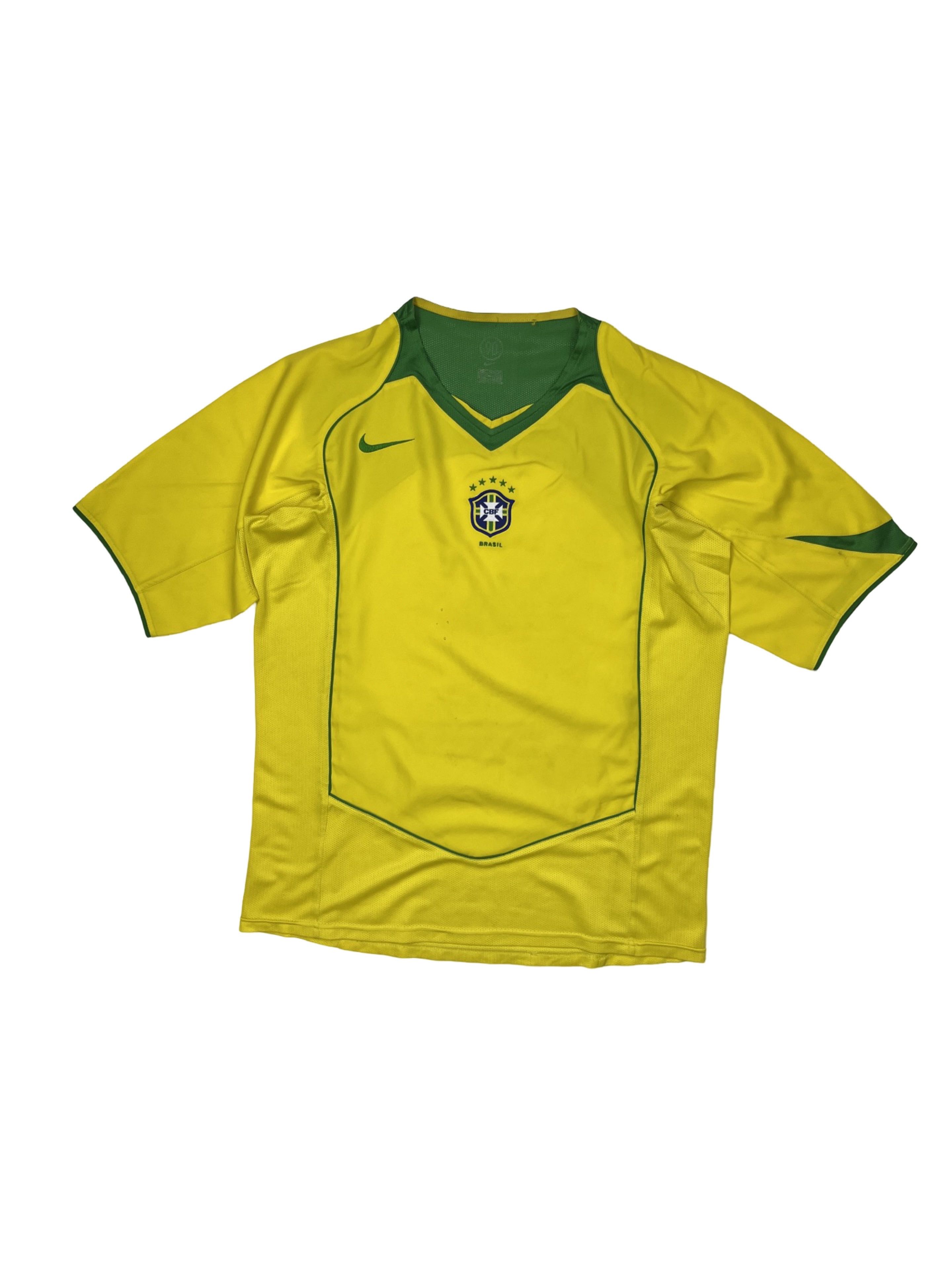 Nike × Soccer Jersey × Vintage 00s Nike Brazil Center Swoosh Blokecore ...