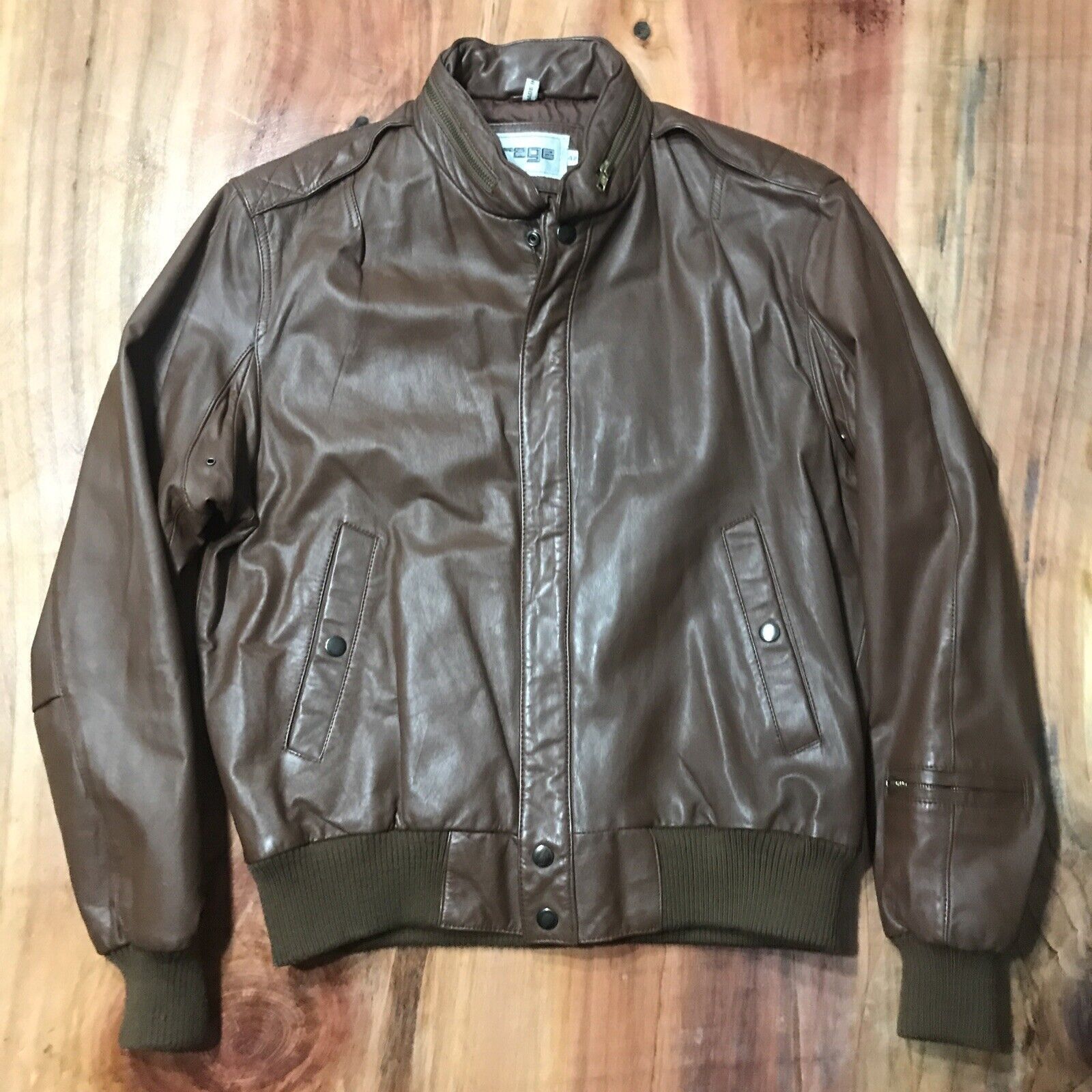 Vintage Vintage 80's 90's Rage Cafe Racer Motorcycle Real Leather ...
