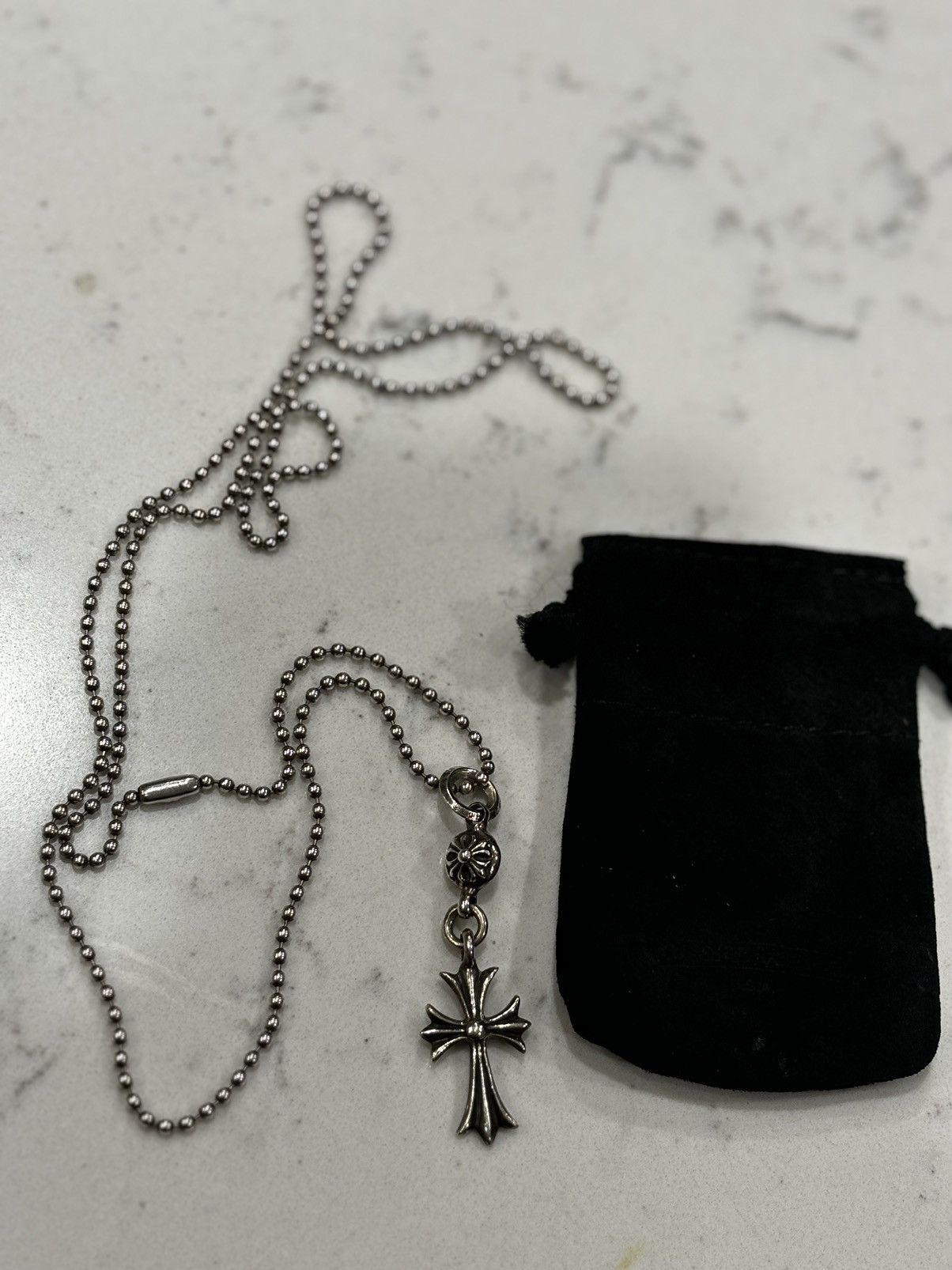 Chrome Hearts Chrome Hearts Ball and Pendant Chain | Grailed