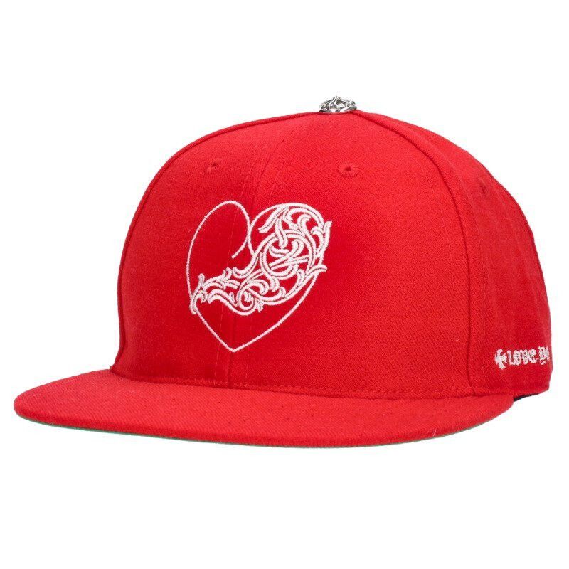 Chrome Hearts Chrome Hearts Heart Logo Embroidery Cap | Grailed