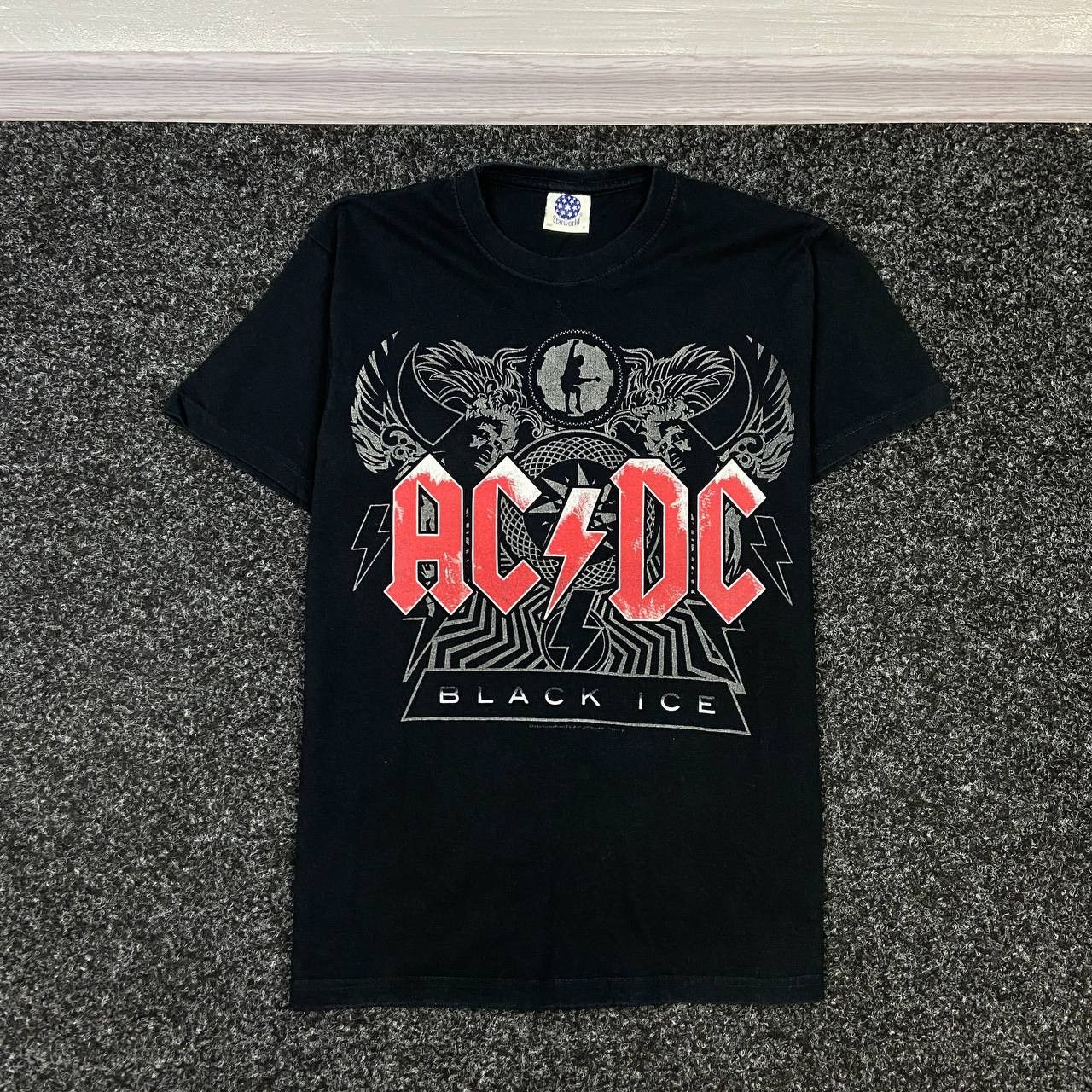 Band Tees AC/DC Black Ice Vintage Y2K Rock Band T-Shirt | Grailed