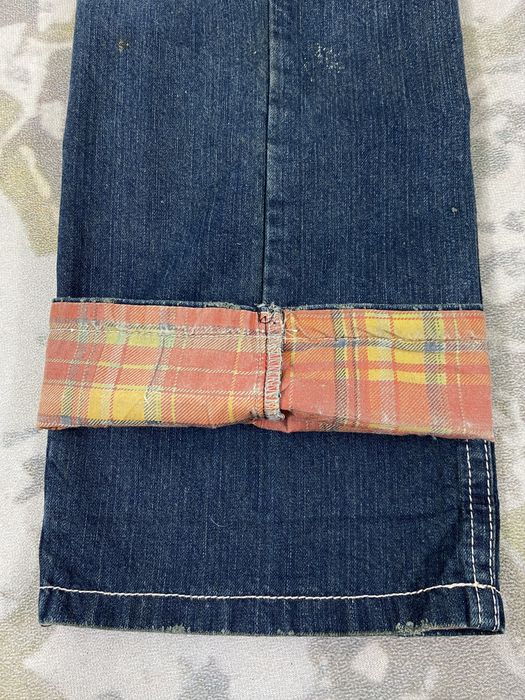 Hype Vintage Blue Moon Blue Custom patches Jeans 35x30.5- JN3934 | Grailed