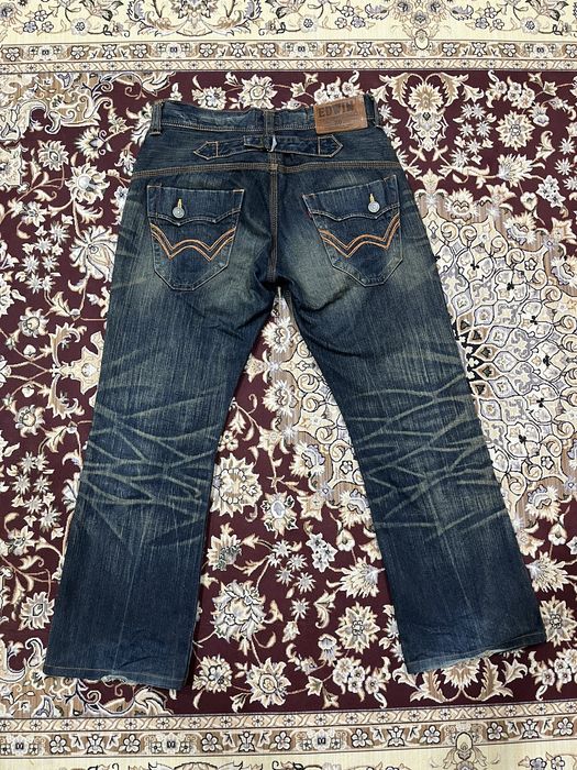Edwin Edwin Exclusive Vintage Cinch Back Flare / Bootcut Denim | Grailed