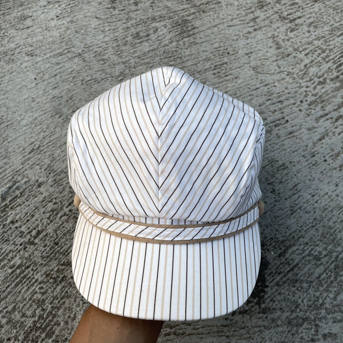 Japanese Brand × Luxury × Streetwear Striped Conductor Hat | Grailed