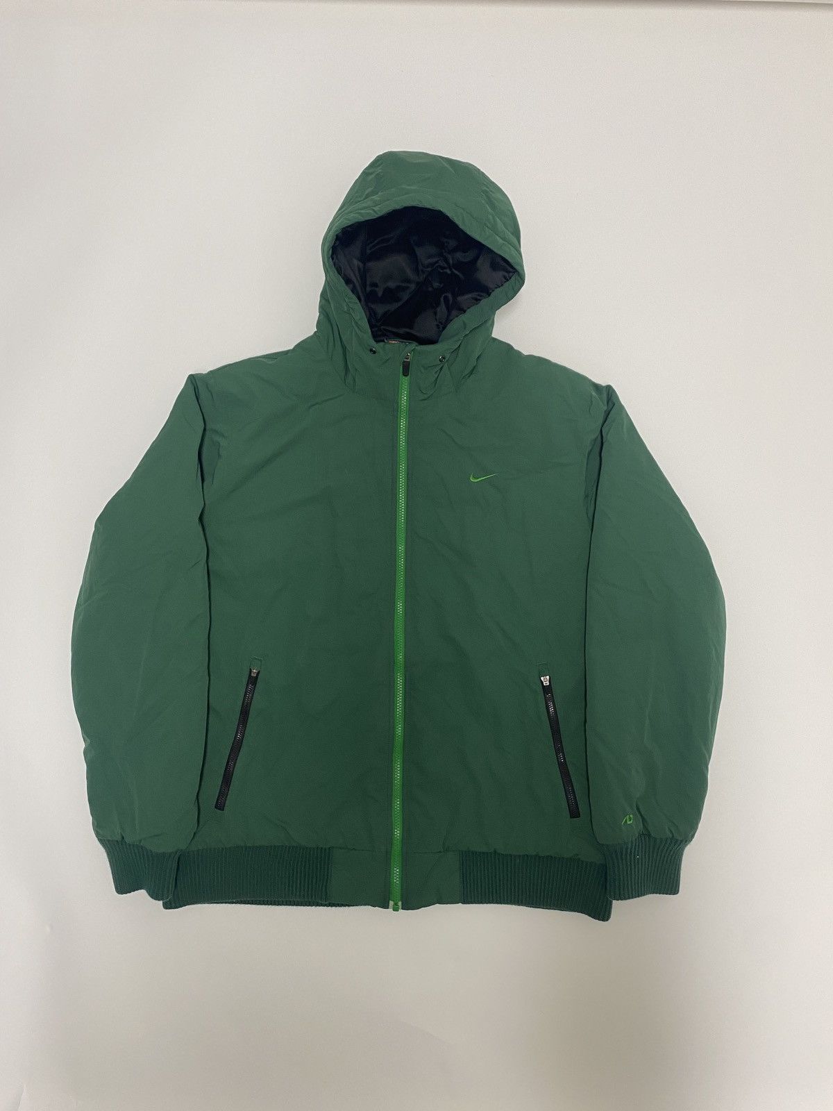 Nike × Vintage Vintage Nike y2k green jacket | Grailed