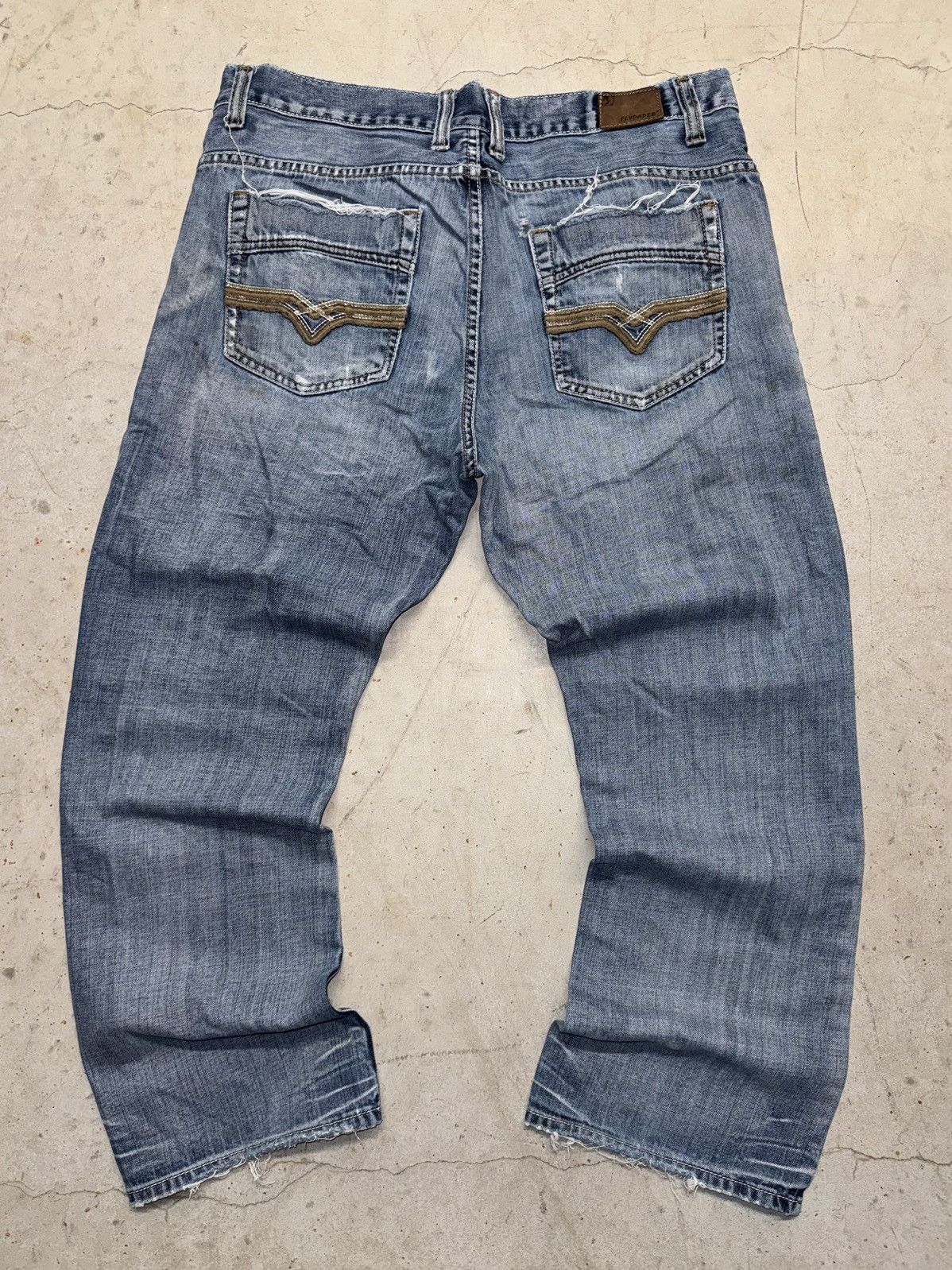 Affliction × Flypaper Jeans × Vintage Crazy Y2K Southpole Style Baggy ...