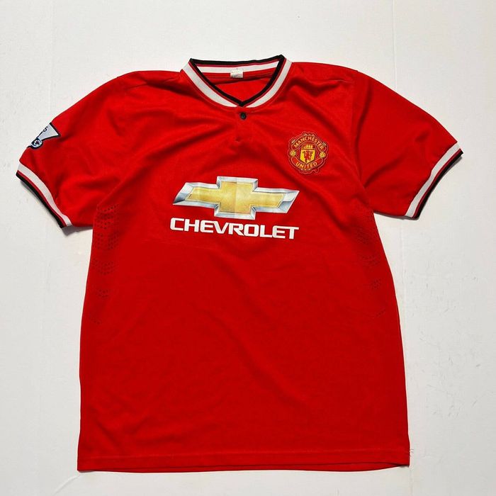 Manchester United Manchester United Soccer Jersey Mens Large Red ...