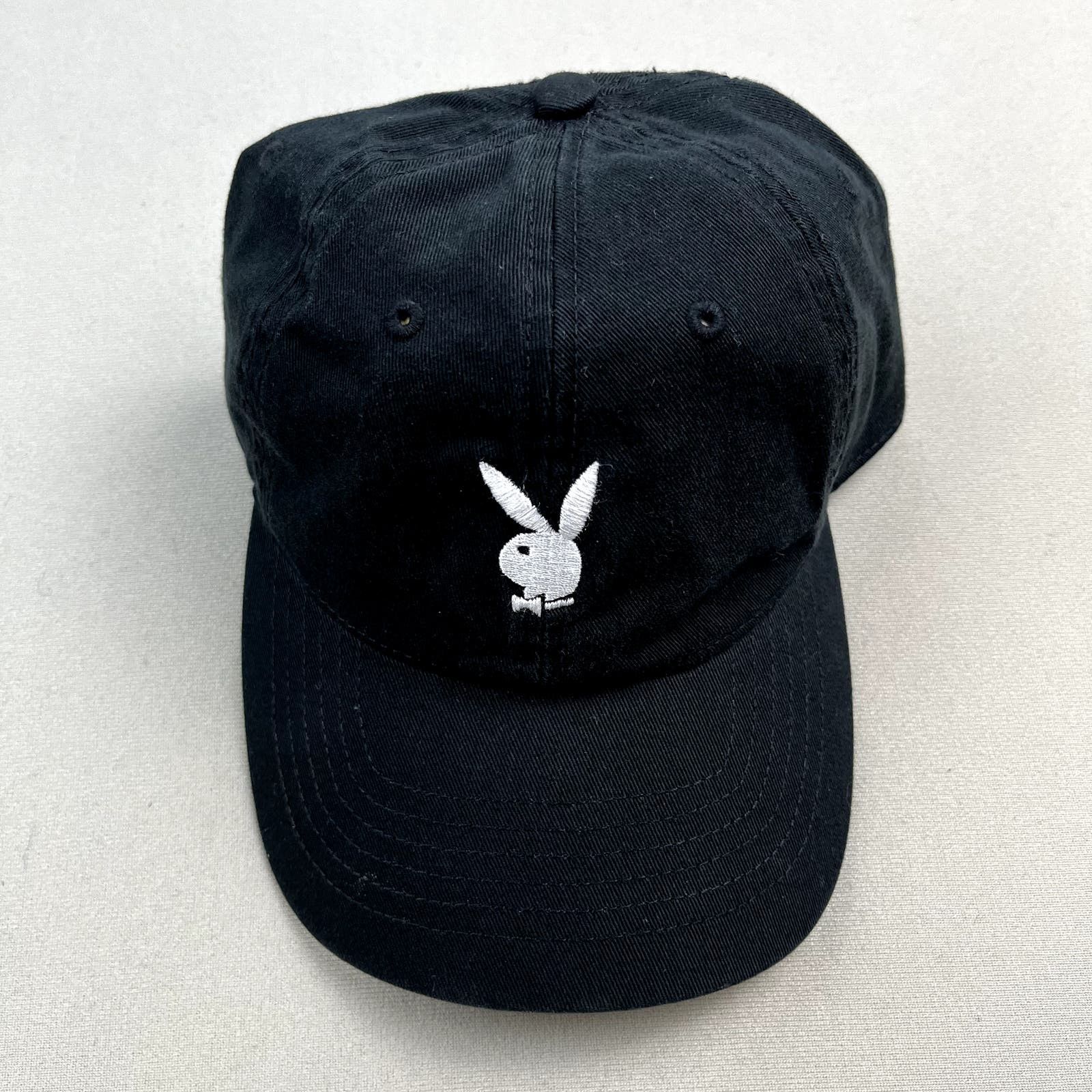 Playboy Playboy Hat Strapback Black Bunny Logo Magazine Hugh Hefner ...