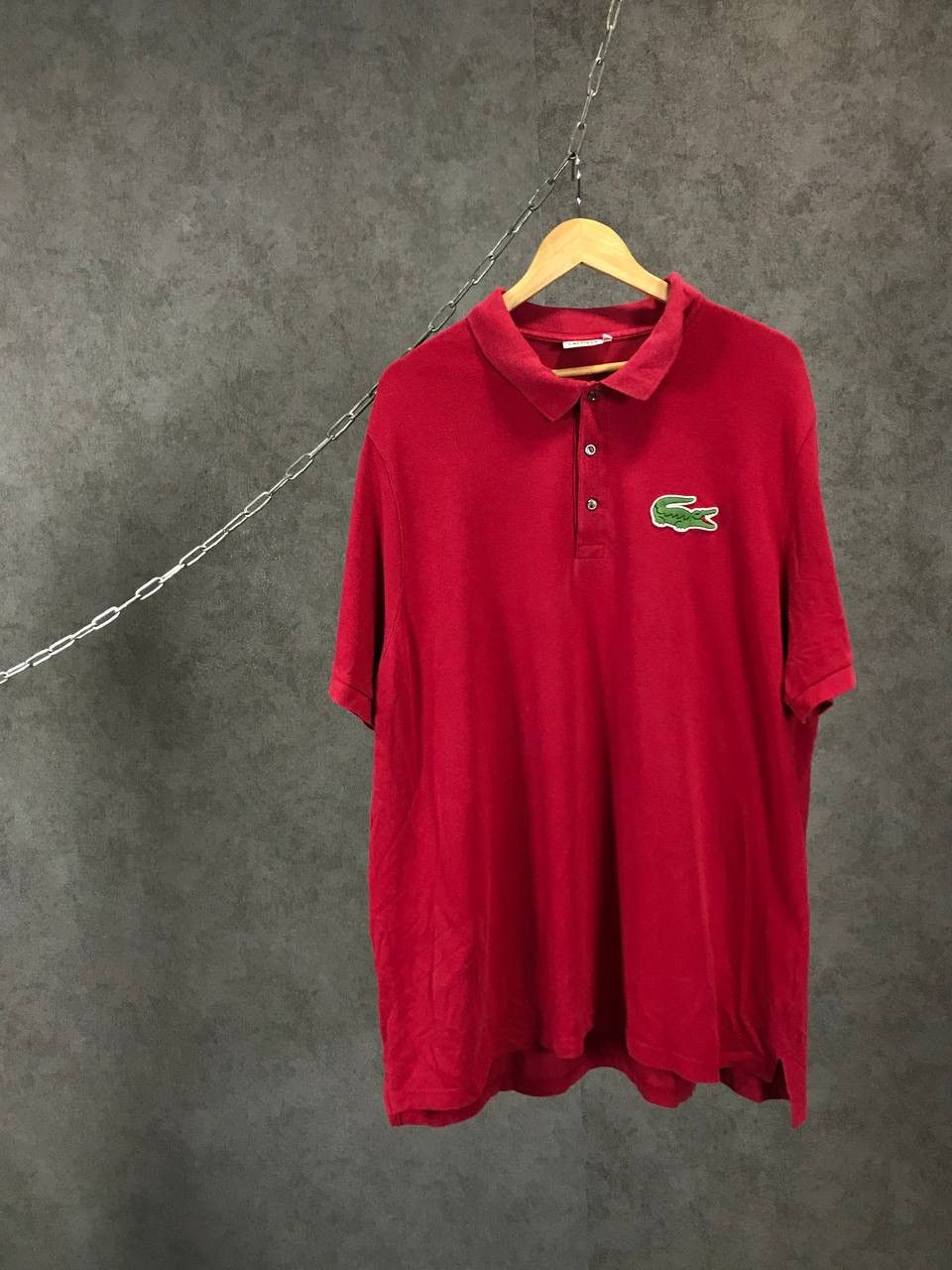 Lacoste Lacoste big crocodile logo polo tee | Grailed