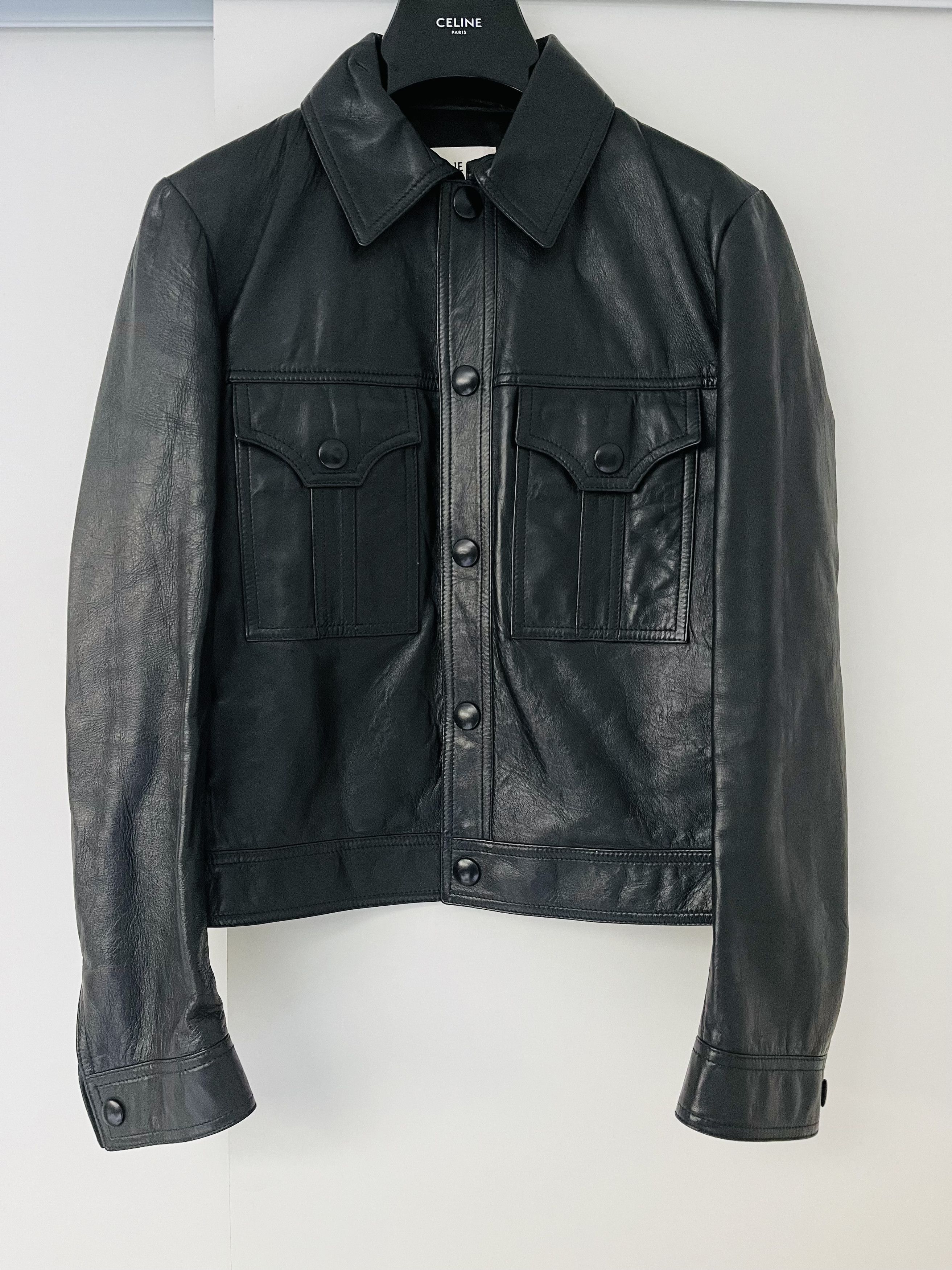 Celine Celine Aviator Leather Jacket | Grailed