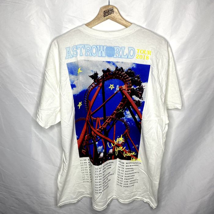 Travis Scott Cactus Jack Astroworld Hip Hop Rap Tour Merch Tee XL | Grailed