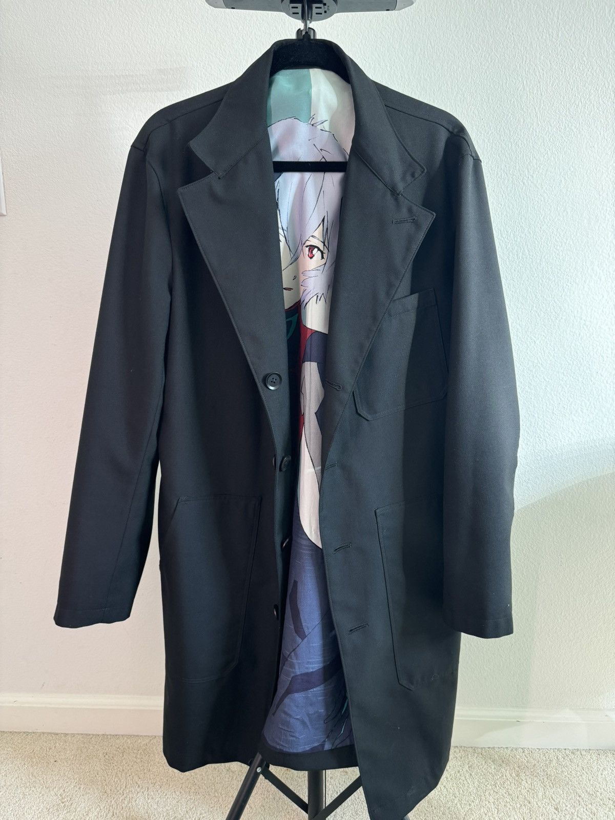 GroundY Ground Y x Evangelion Reversible Rei Ayanami Coat | Grailed