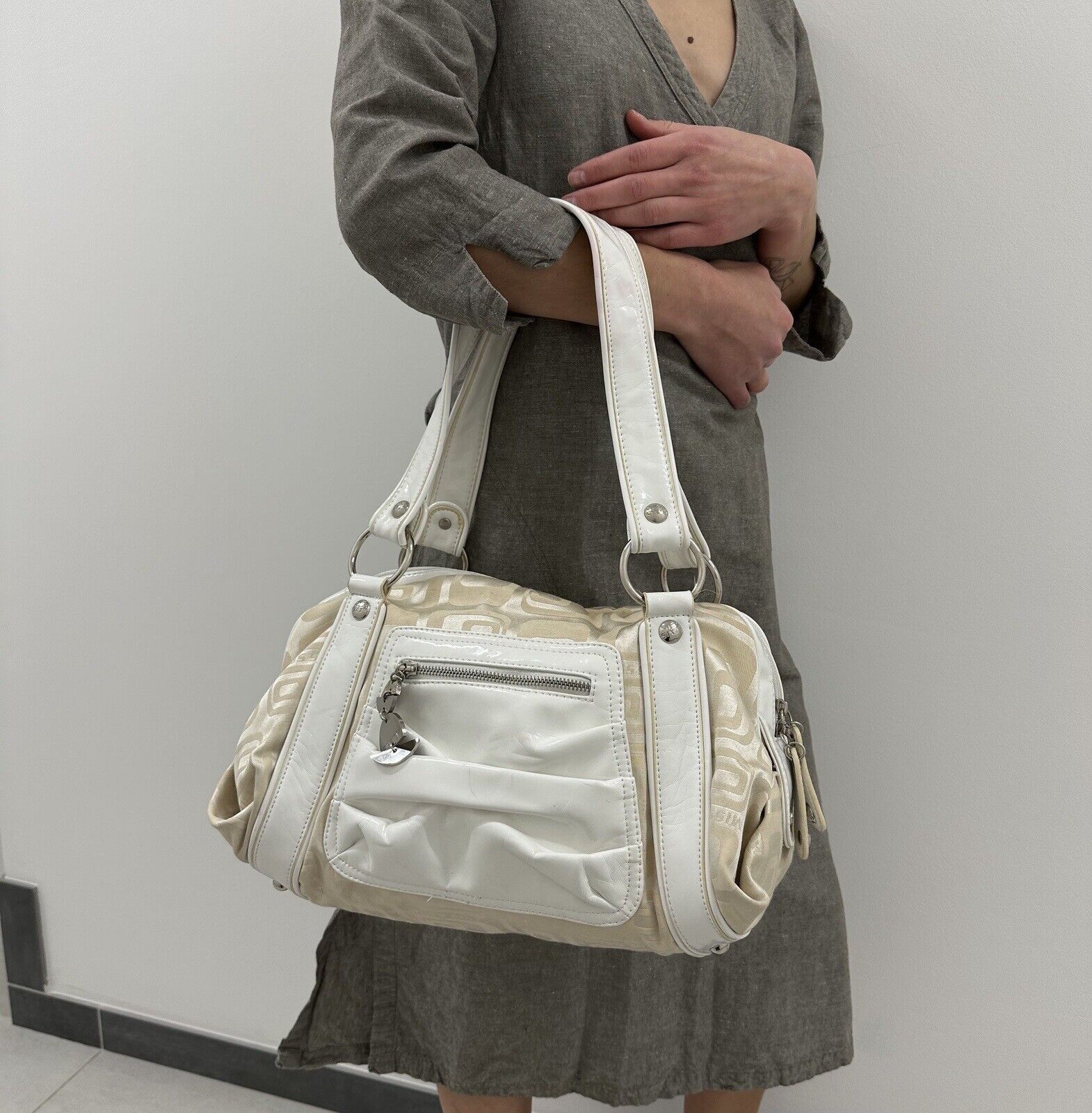 Miss Sixty Vintage Miss Sixty 60 Y2K Shoulder Bag Monogram Leather ...