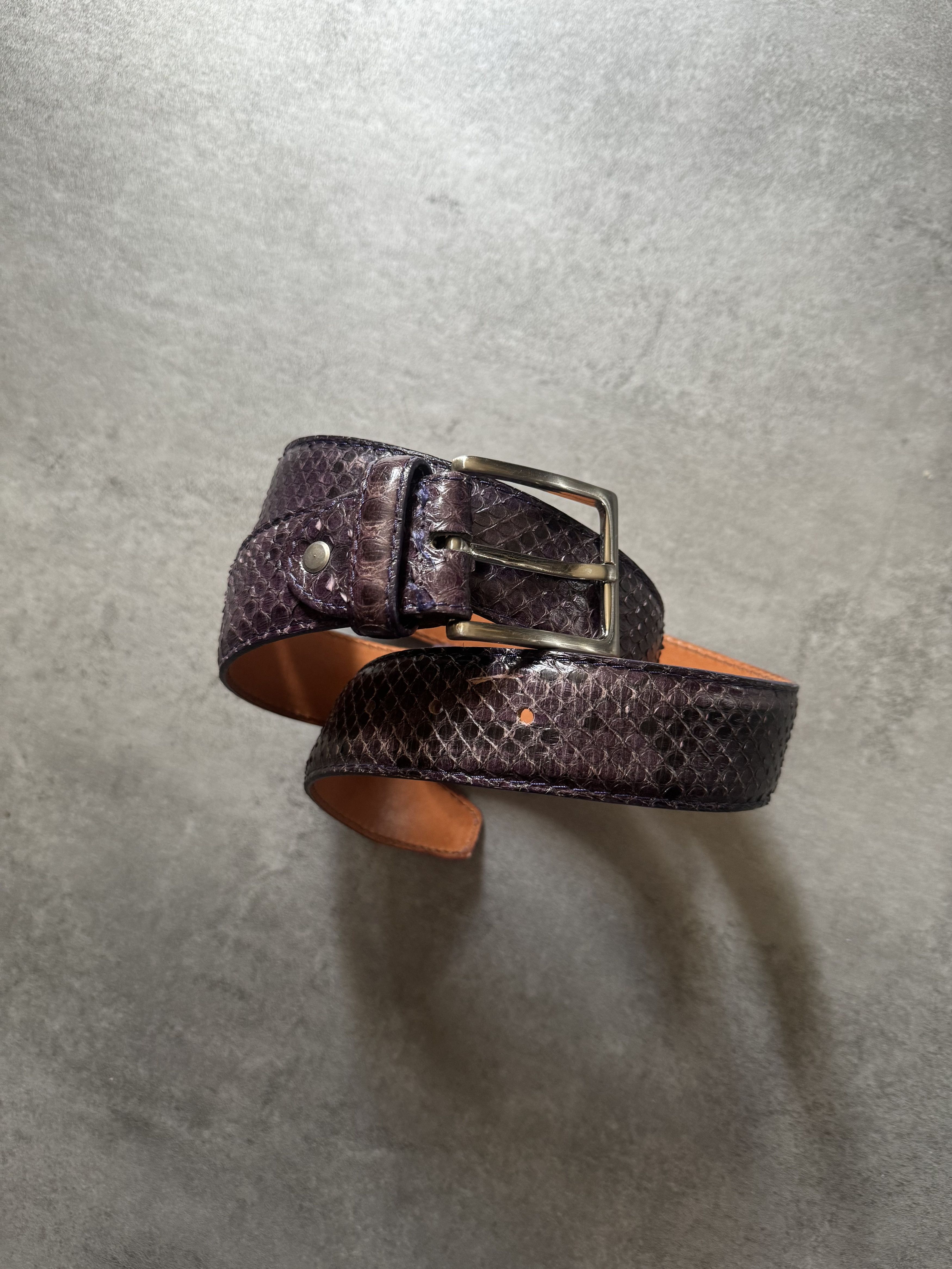 Archival Clothing × Avant Garde × Vintage Artisanal Italian Python ...
