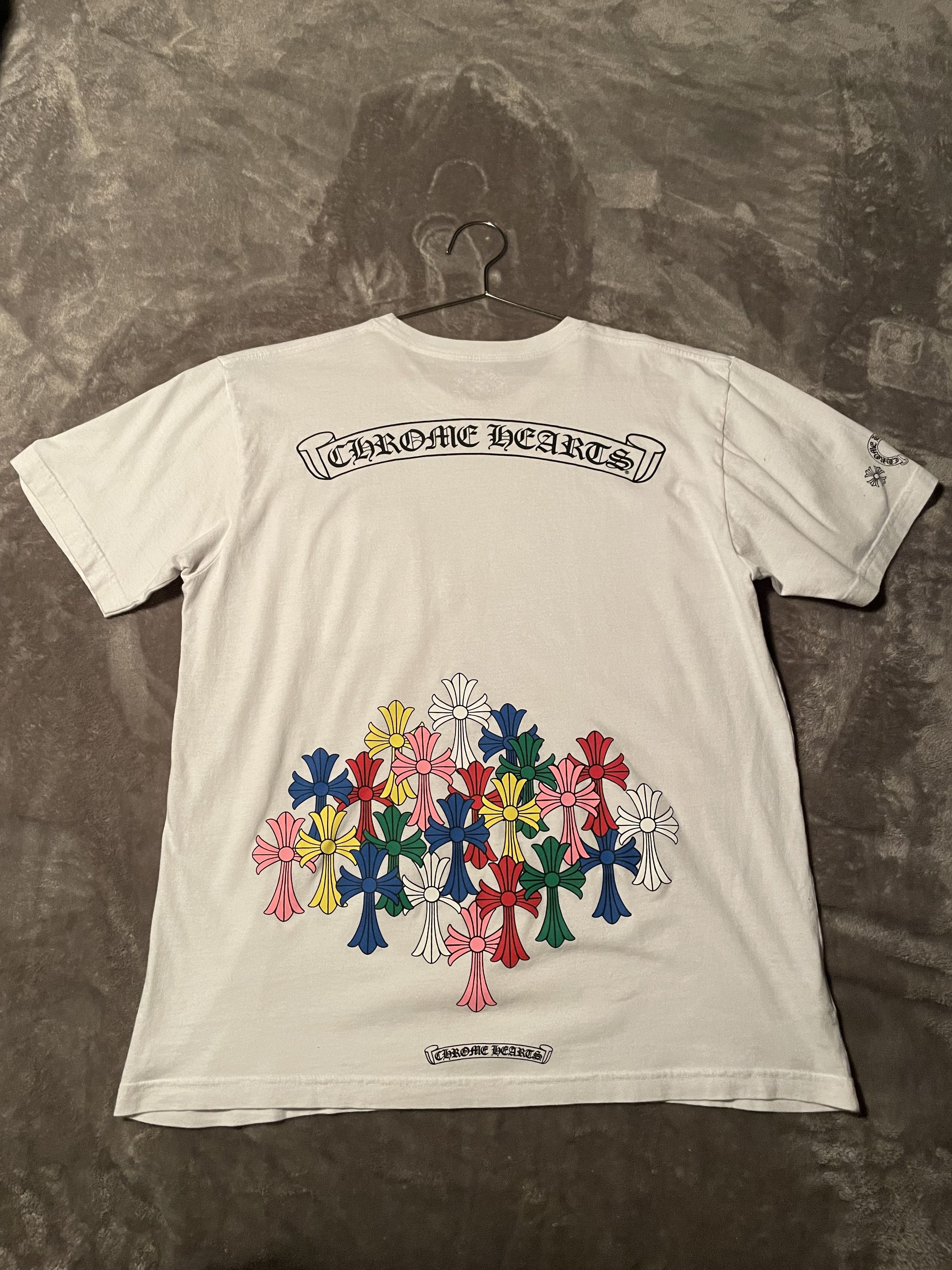 Chrome Hearts Chrome Hearts Multi Color Cross T Shirt | Grailed